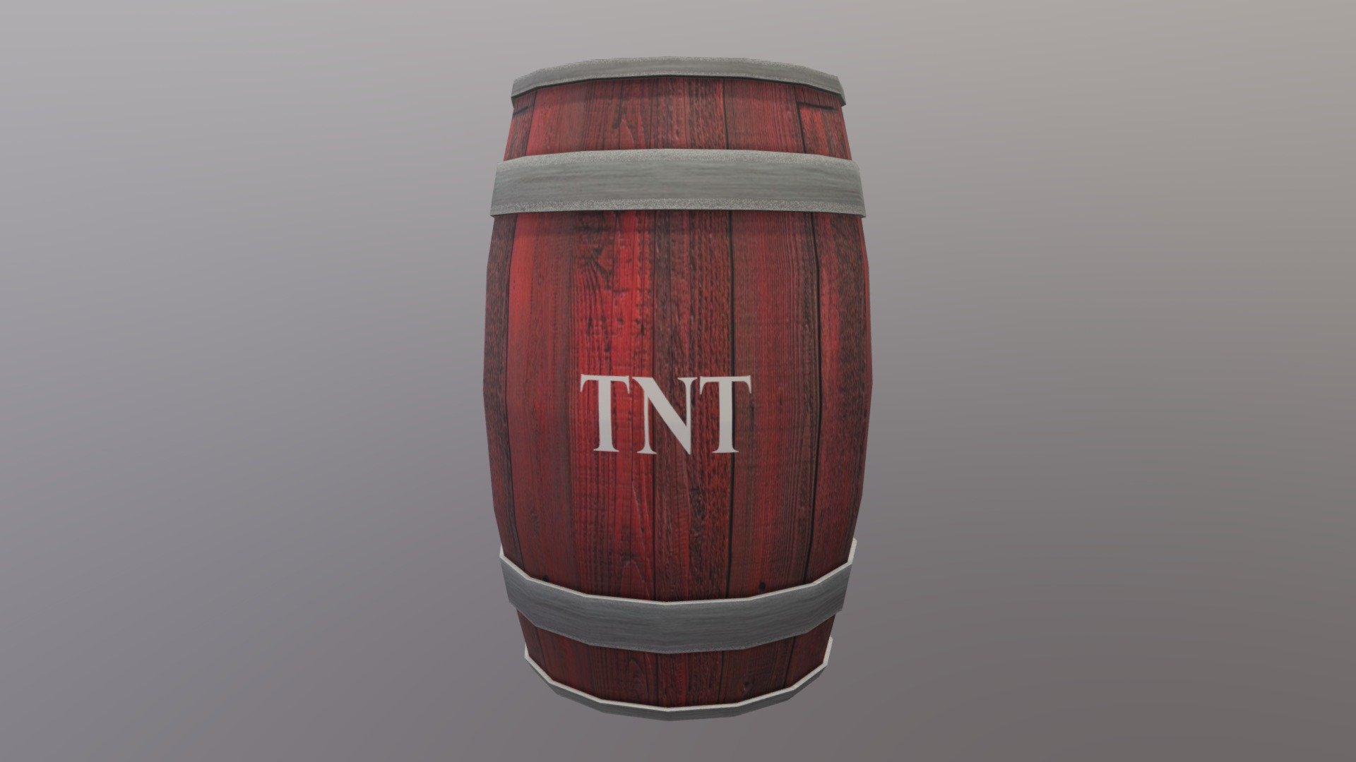TNT Barrel - 3D model by scandor [19657d8] - Sketchfab