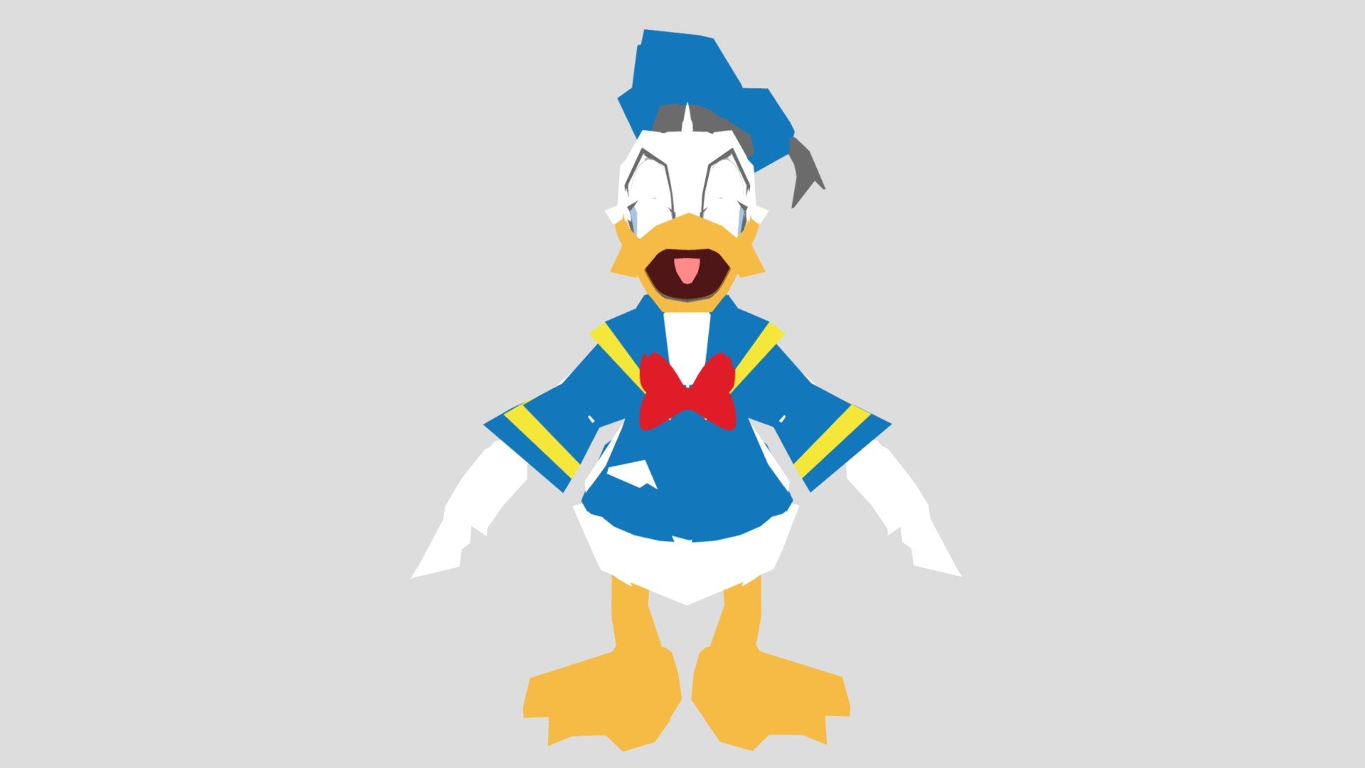 MMCH - Donald Duck - Download Free 3D model by SMF Features Developed ...