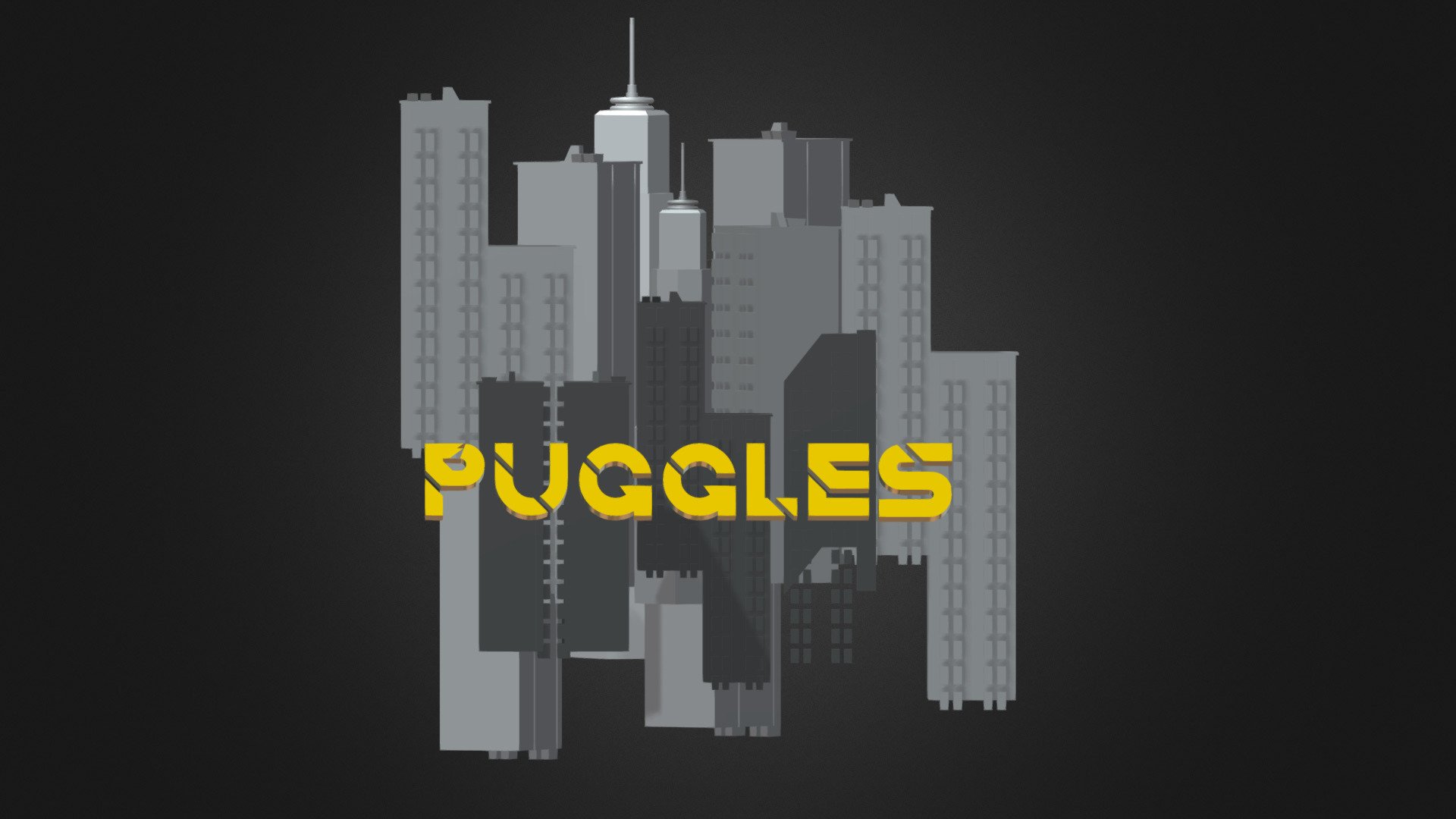 Puggles 3D Logo - 3D model by JadedDesign [19668a4] - Sketchfab