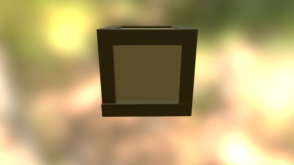 Low Poly Crate - 3D model by DenianTM [1966cb4] - Sketchfab