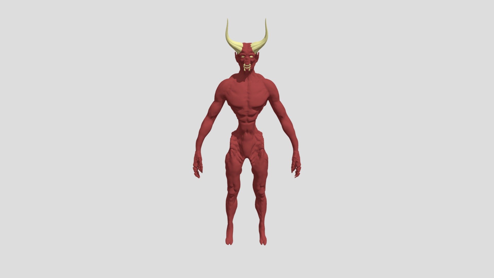 Demon Ghoul Thing - 3D model by samuel.shonosky [1967a8f] - Sketchfab