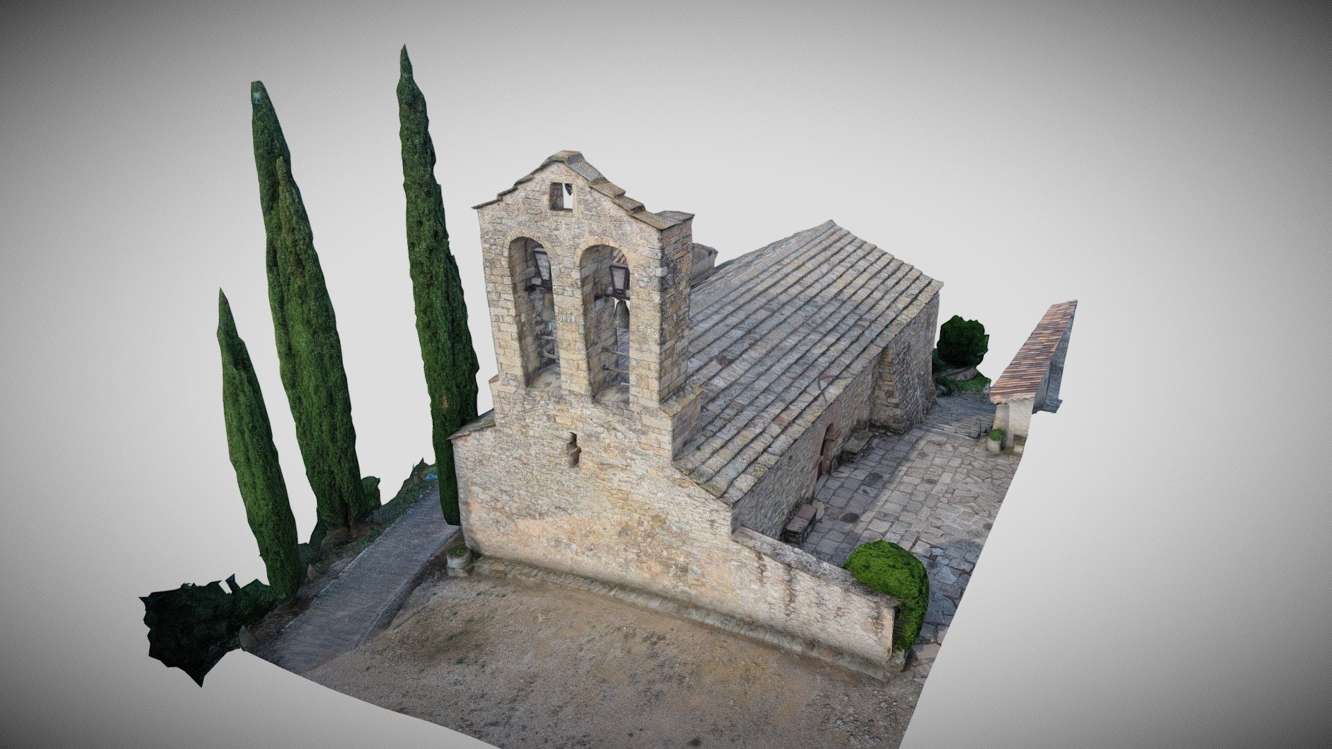 Iglesia La Tossa - 3D model by BorjaRD Aerial (@BorjaRDAerial) [1967cf1 ...