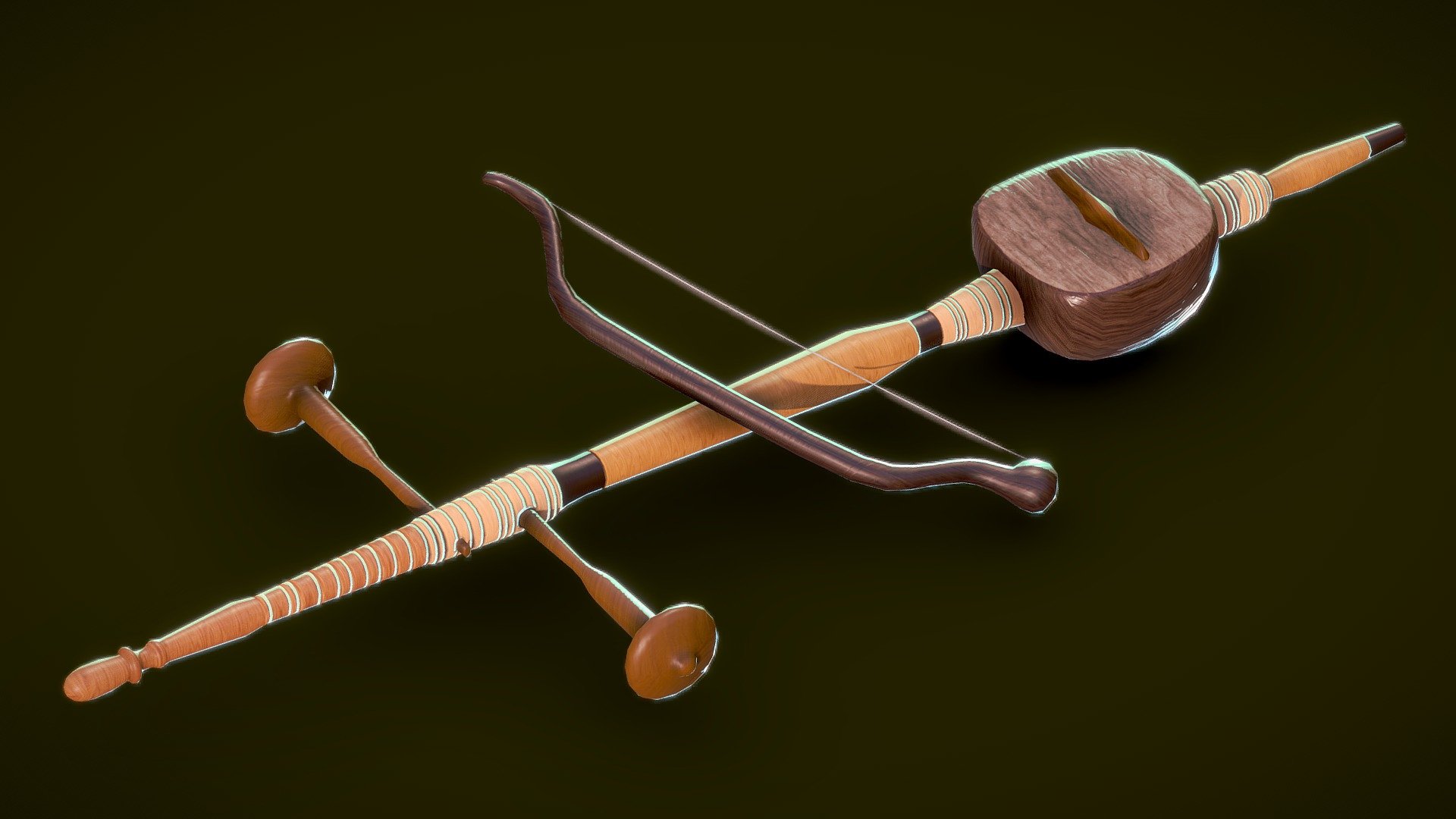 Traditional Instrument - Rebab - Buy Royalty Free 3D model by Assemblr ...