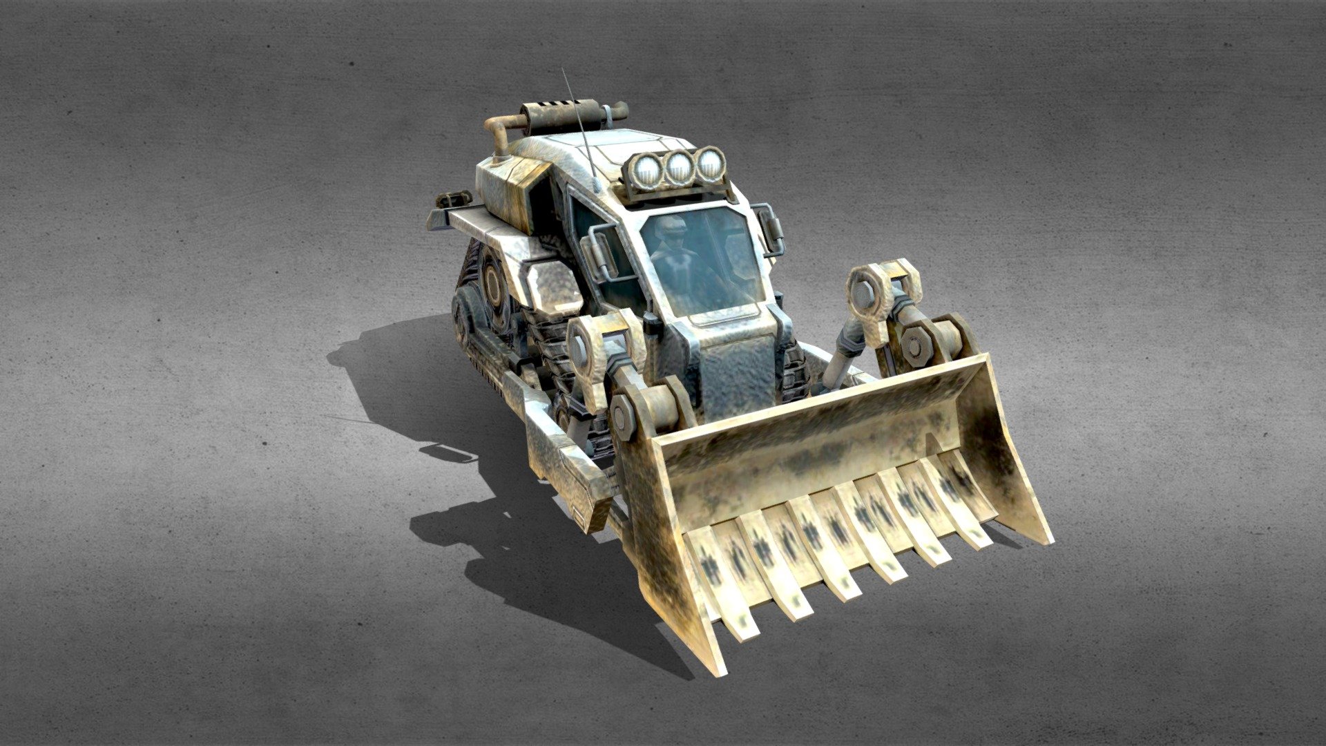 Bulldozer - 3D model by deklox [1968823] - Sketchfab