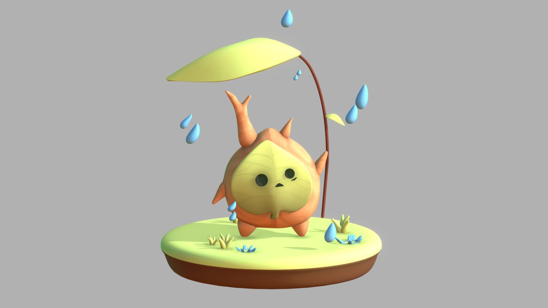Rainy Korok :( - Download Free 3D model by libblekibble [1969a8d ...