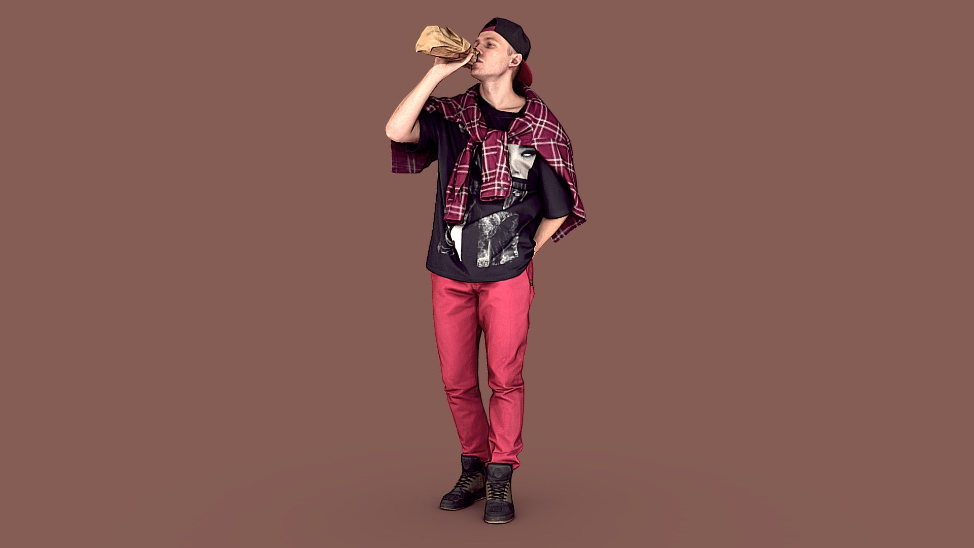 Young Rapper with Booze - 3D model by kanistra [196a3bc] - Sketchfab