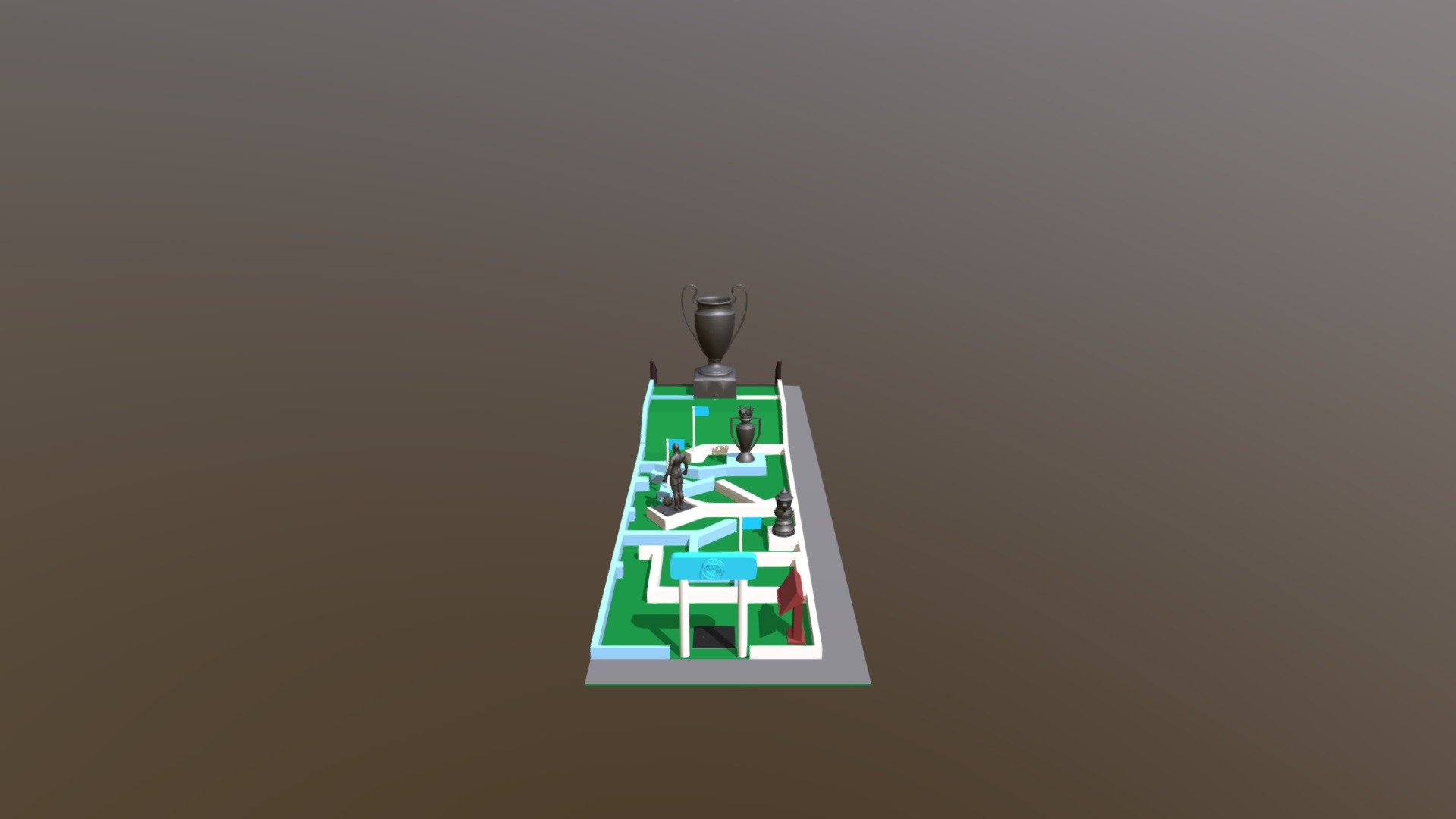 Manchester City Golf Course - 3D model by ihttahmed [196a693] - Sketchfab