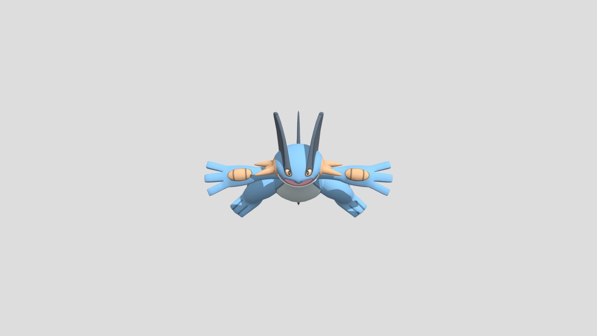 Swampert - Download Free 3D model by nguyenlouis32 [196b4c3] - Sketchfab