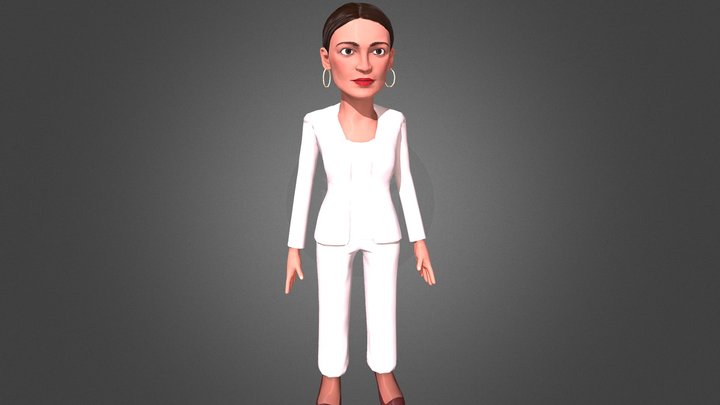 Alexandria-ocasio-cortez 3D models - Sketchfab