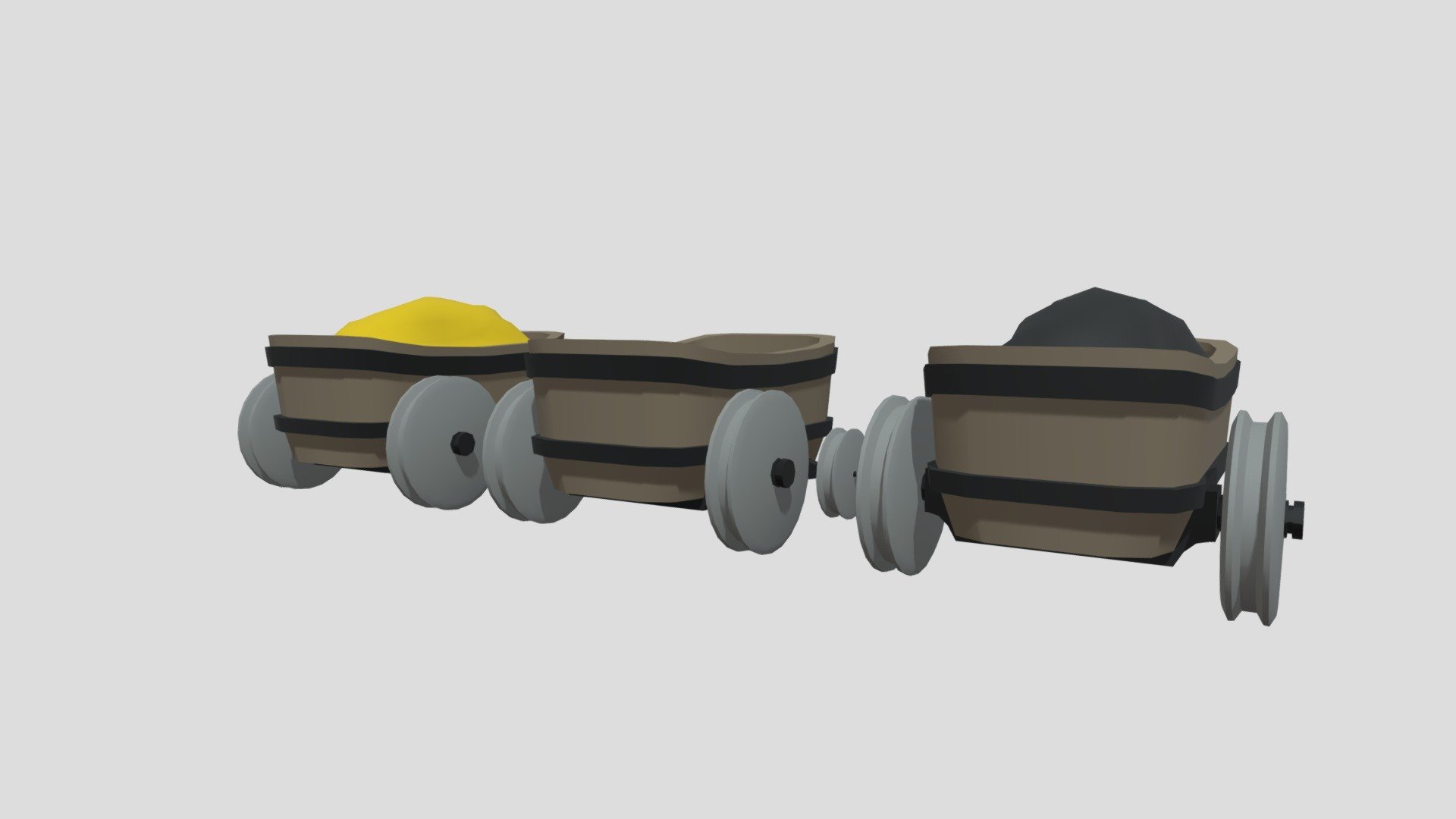 Stylized Minecarts - Download Free 3D model by Horizon Studio ...