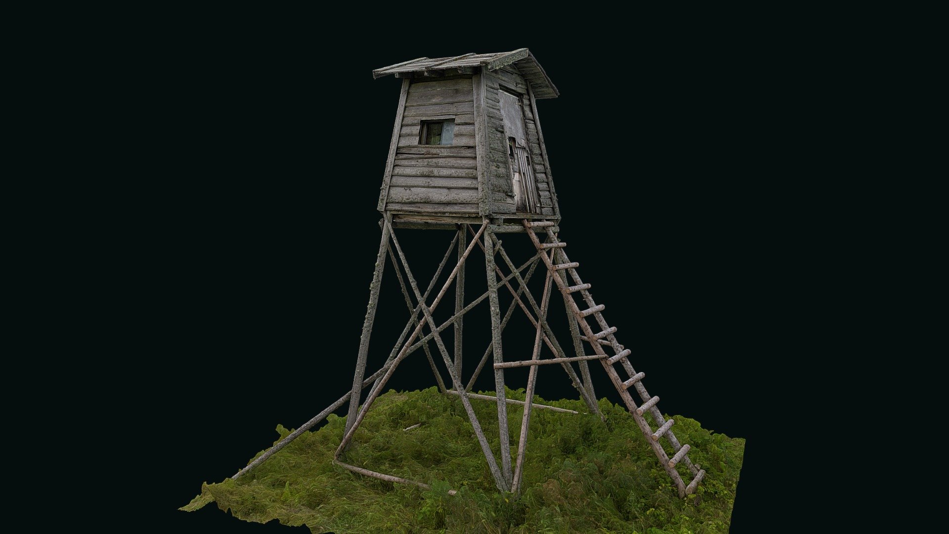 Hunters' turret photogrammetry - Buy Royalty Free 3D model by Saulius ...