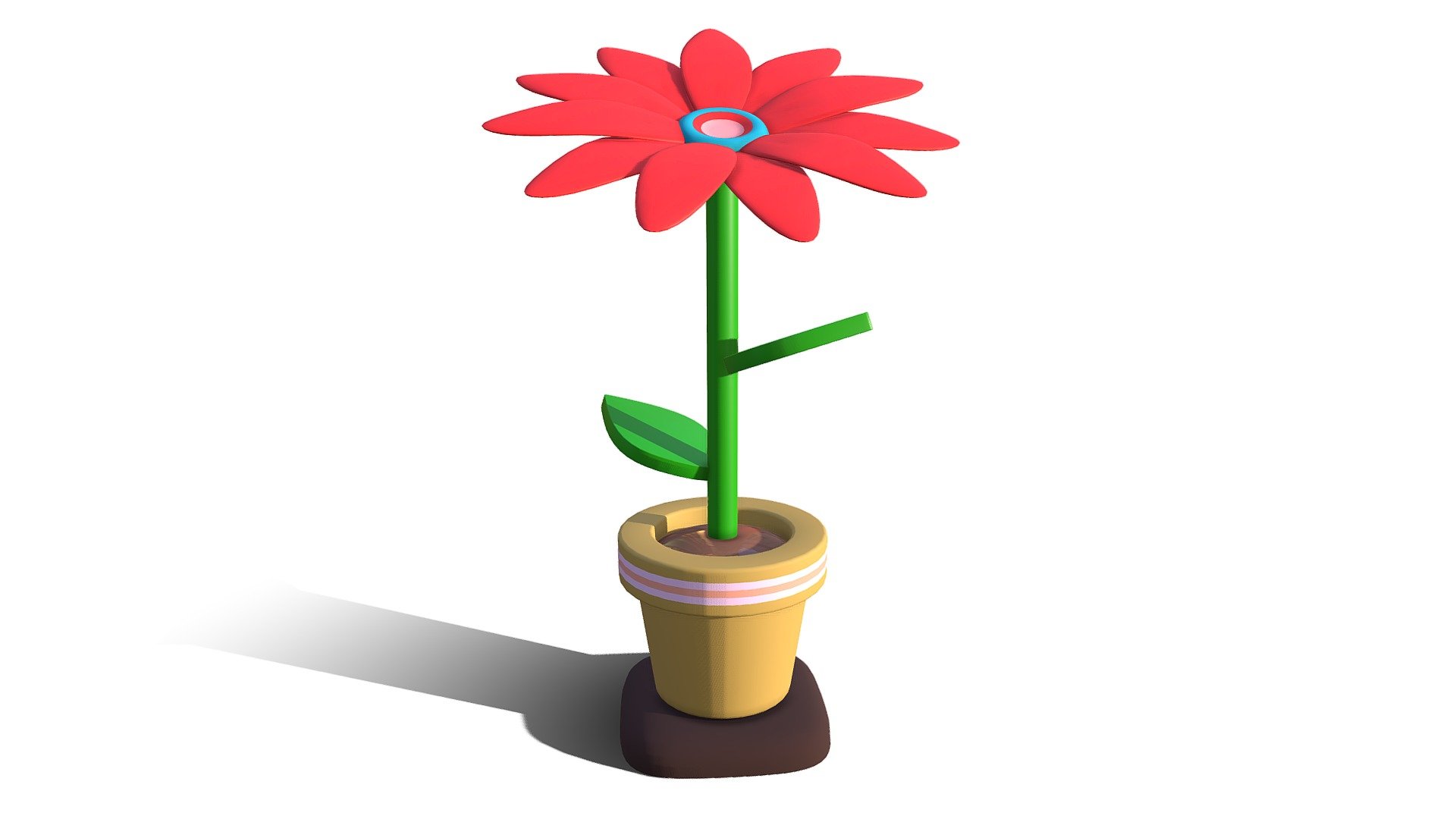 Flower plant - 3D model by rajprajapat847 [1970719] - Sketchfab