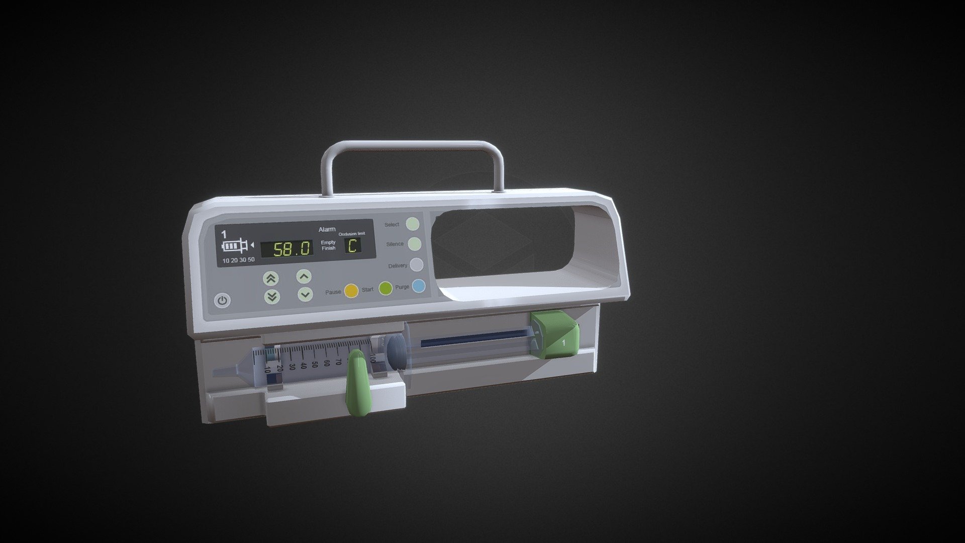 Pump syringe - Buy Royalty Free 3D model by ebdkhai [1970a59 ...