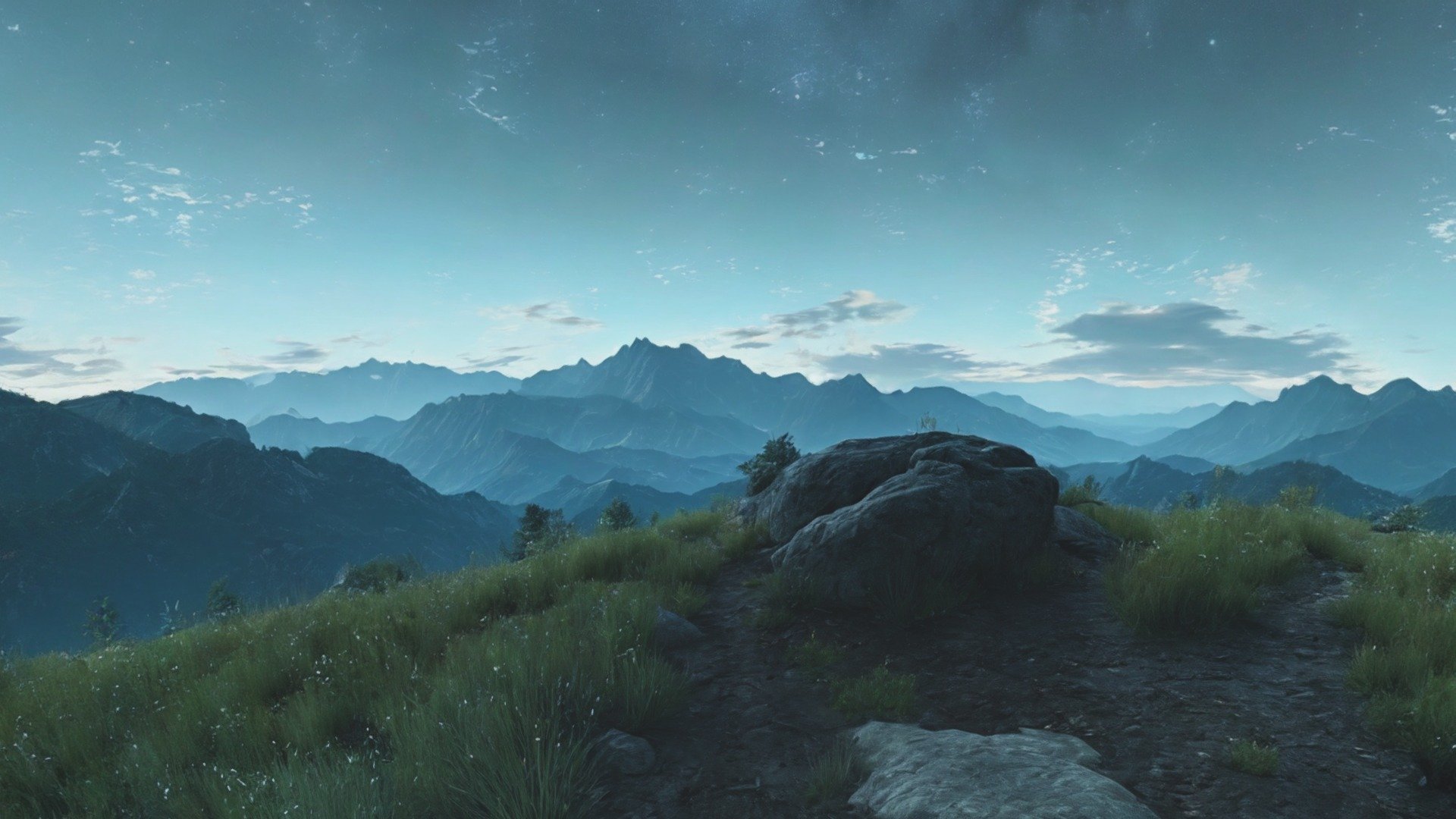 HDRI Night Time Skybox Landscape Panorama U - Buy Royalty Free 3D model ...