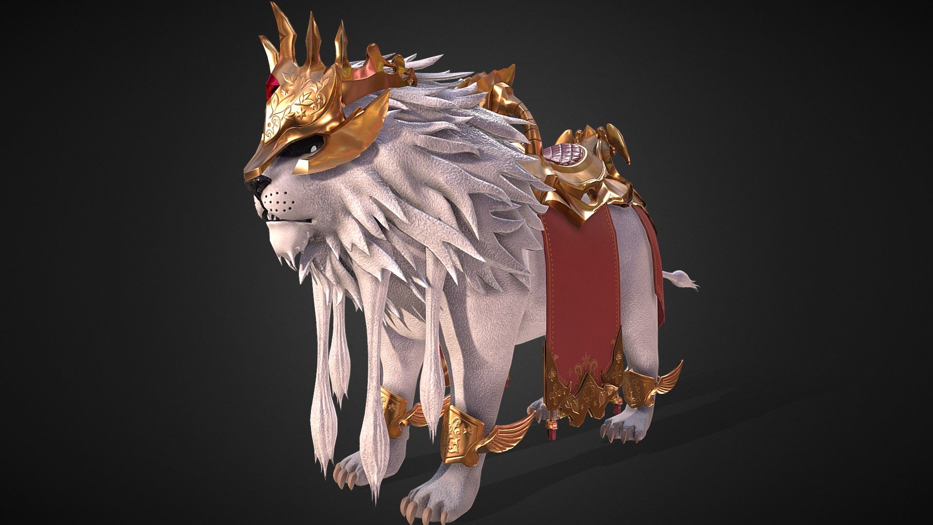 Mount - Lion - Buy Royalty Free 3D model by Natam.Antony [19732c7 ...