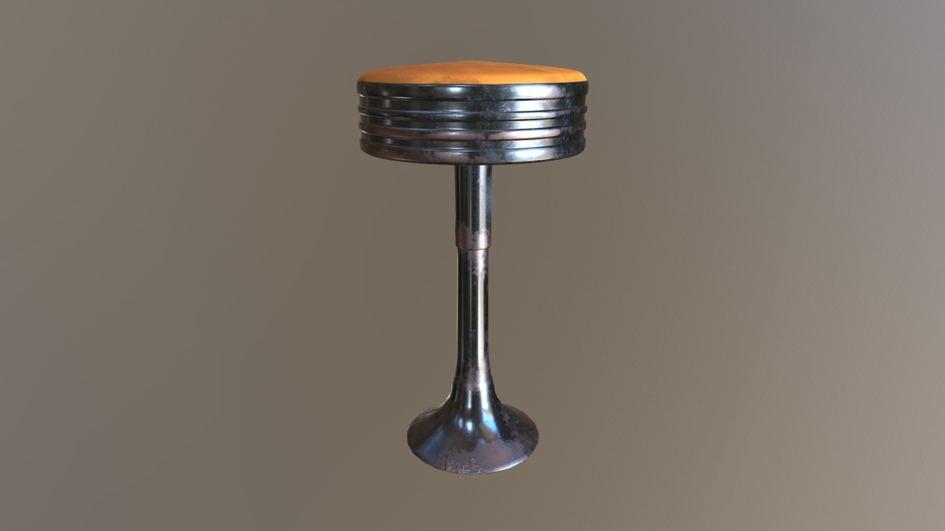 Textured Stool - 3D model by misohime [1973932] - Sketchfab
