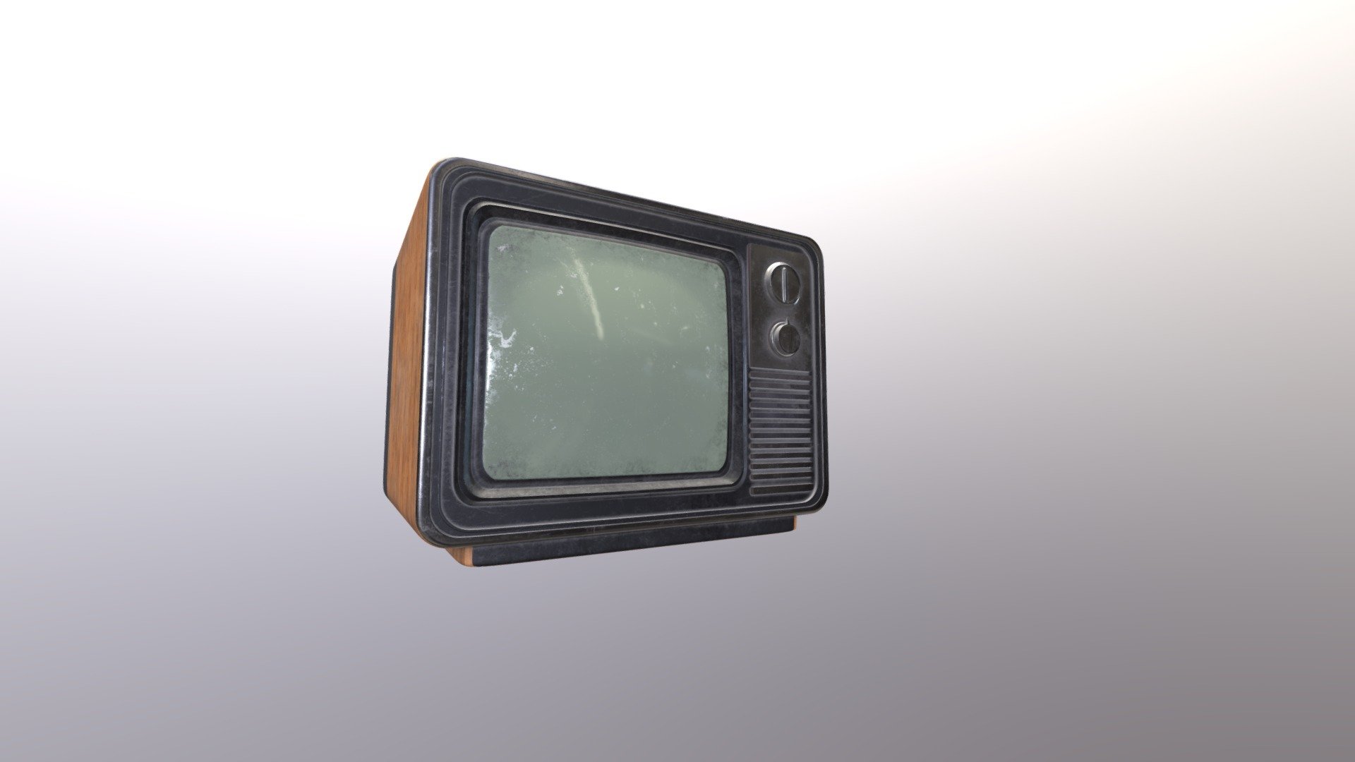 Retro TV ( High poly, 4K textures ) - Download Free 3D model by Hamza S ...