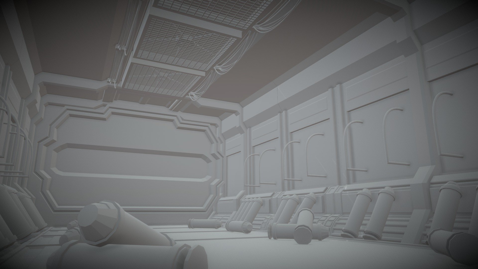 Sci-fi - 3D model by Filip Łęski (@filipleski) [1974131] - Sketchfab