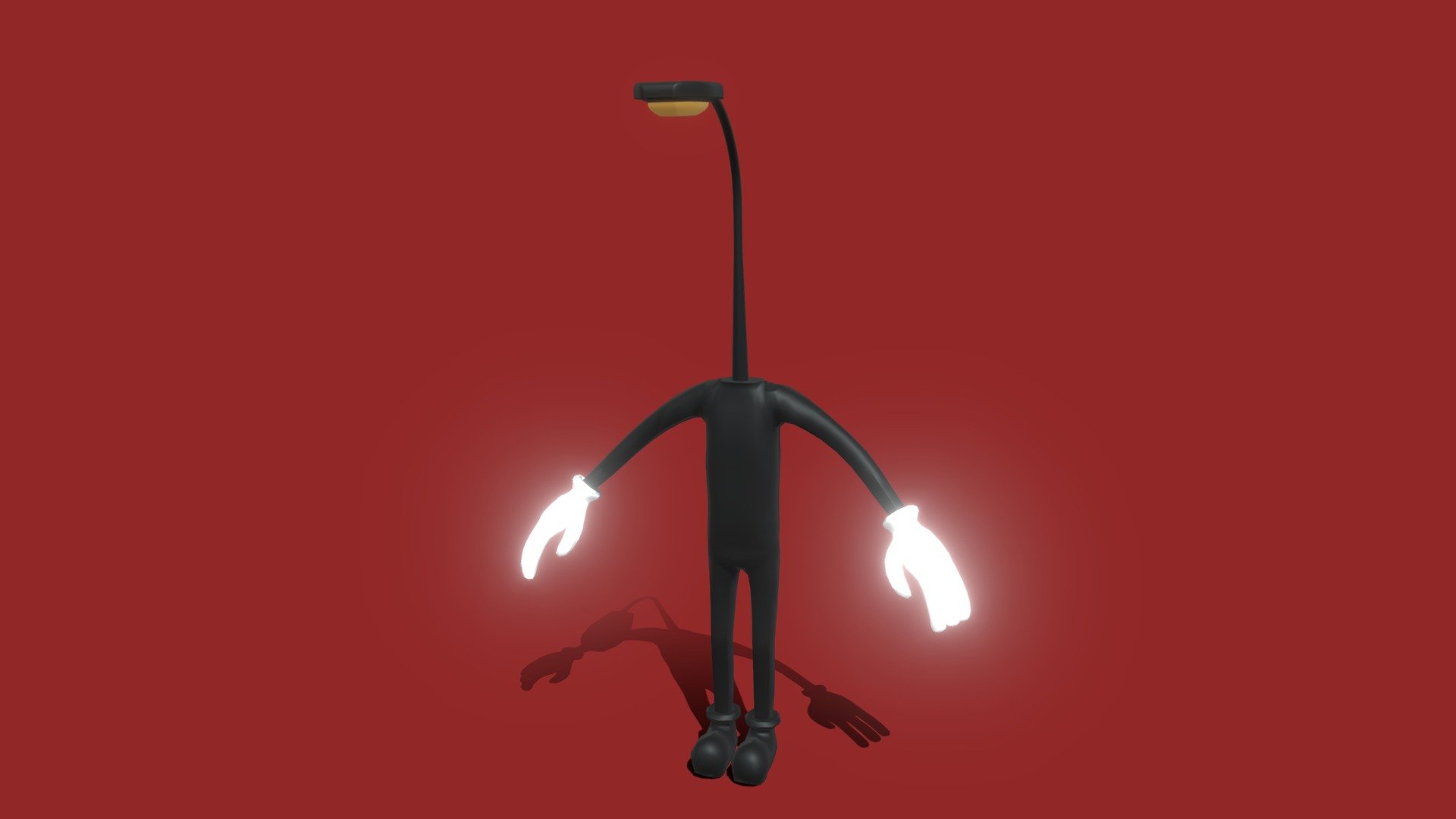 Cartoon Light Head - Download Free 3D model by Edward Johnson 3 ...