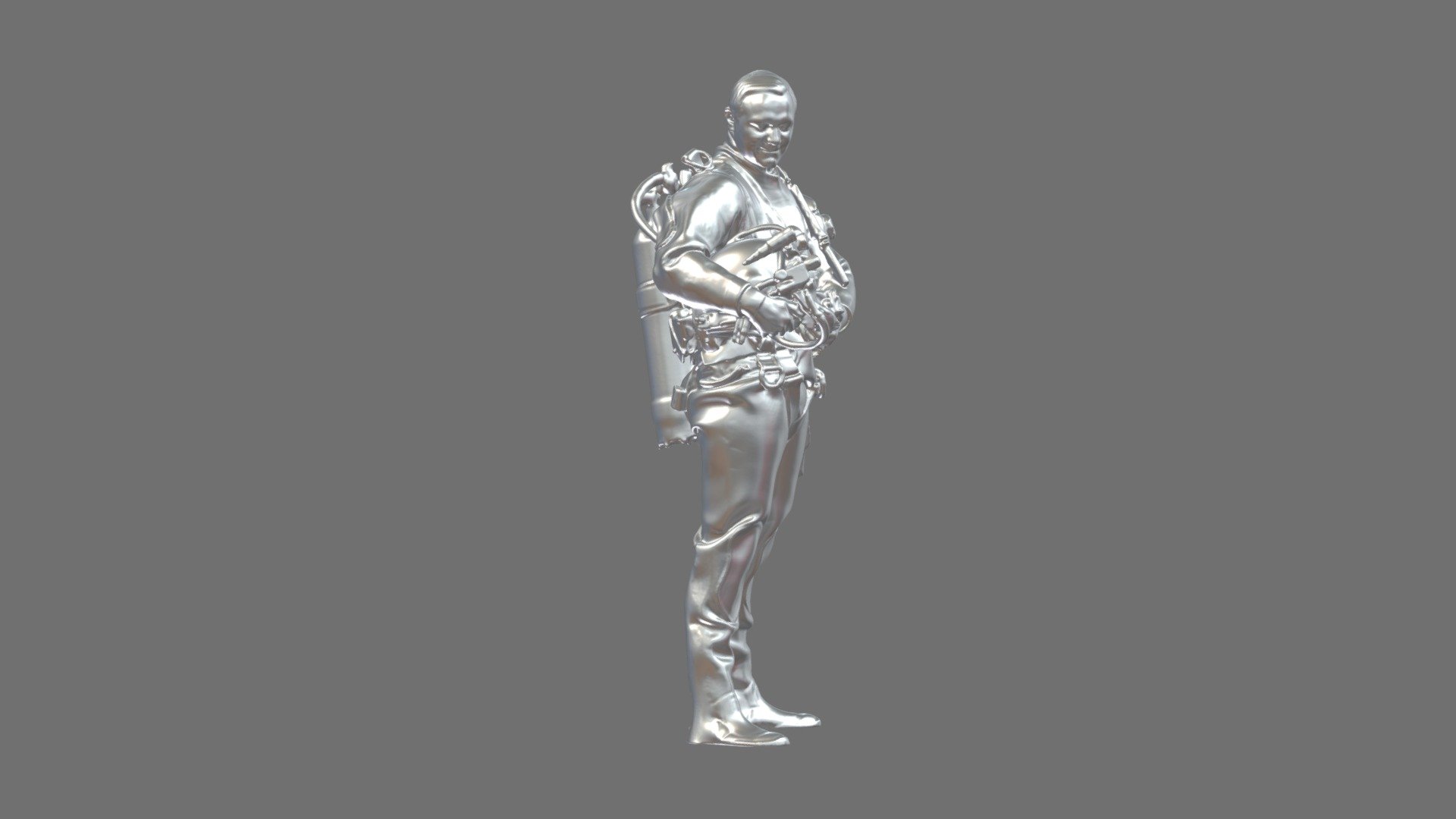 Diver_Paul_150mm - 3D model by 3dskaparna (@3dskaparna_model) [19749c2 ...