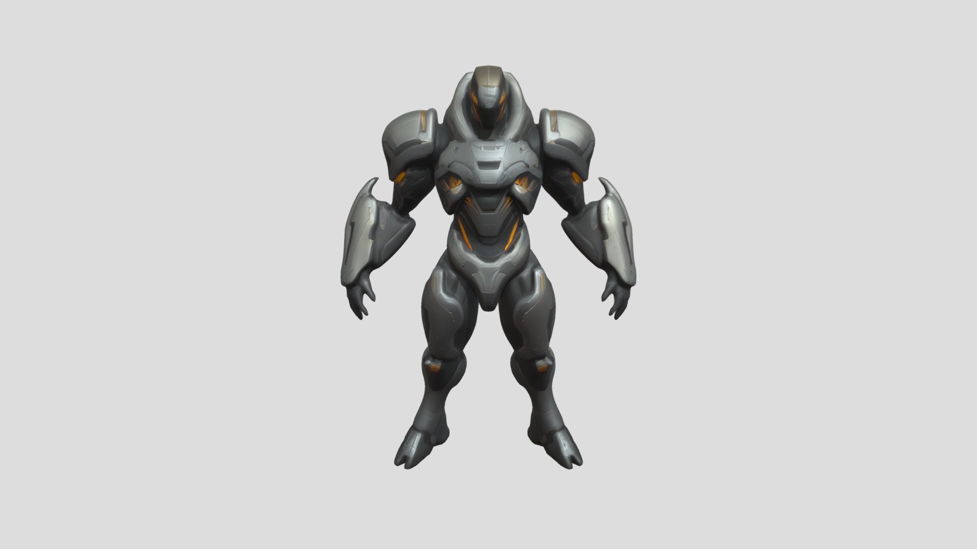 futuristic armored suit - 3D model by puprisiu17 [19763de] - Sketchfab
