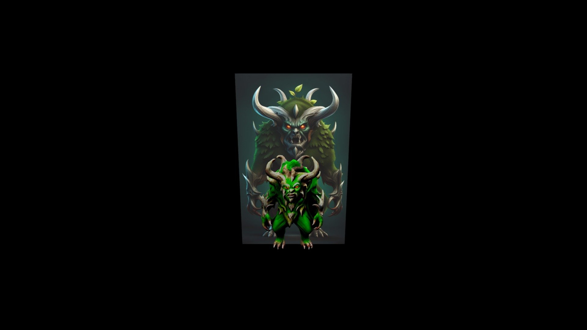 monster This image shows monster with green skin - Download Free 3D ...