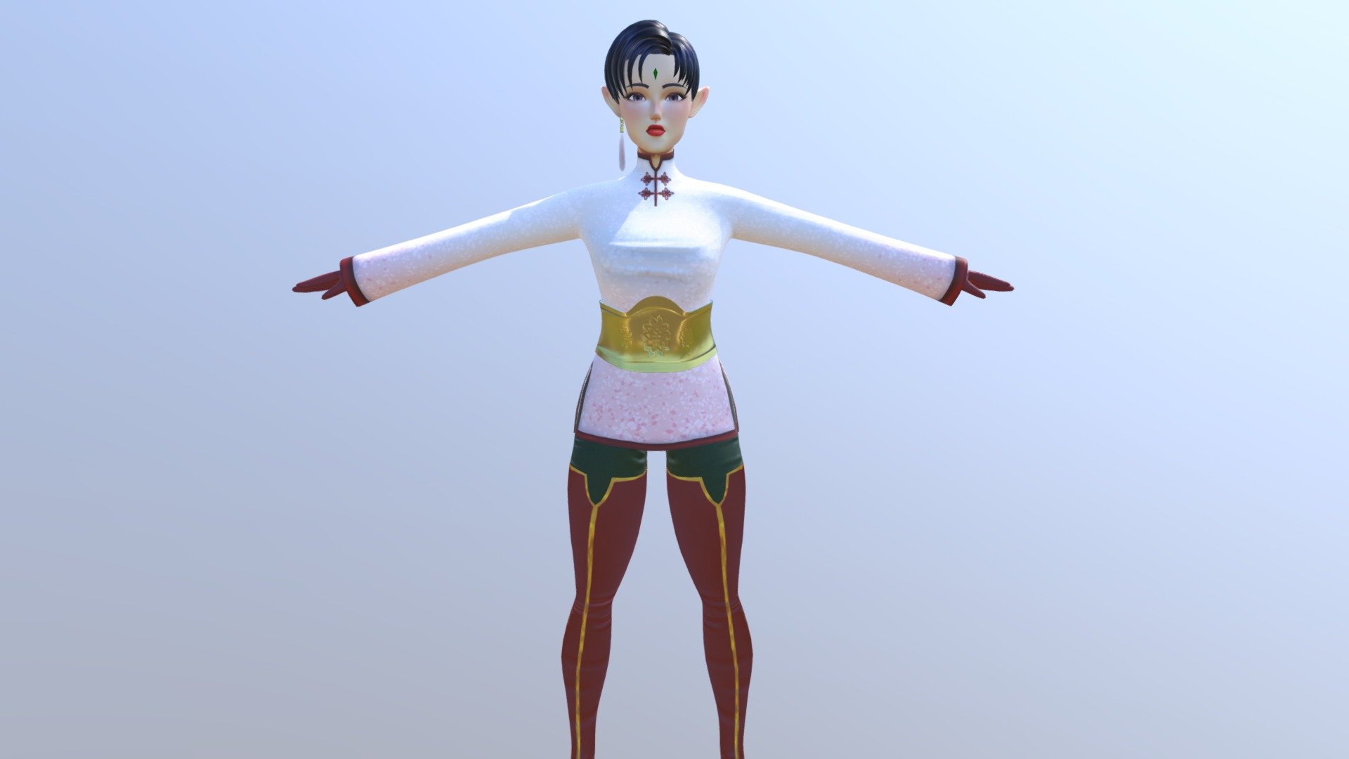 Elf Character - 3D model by tfv3d [19779f4] - Sketchfab