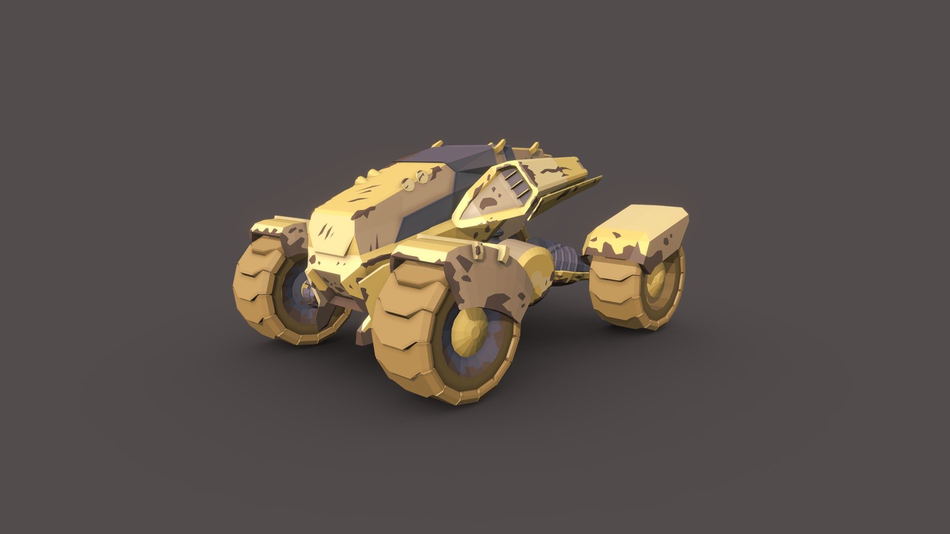 Sci-fi Truck - GameDev Legend - 3D model by BeastTerion [1978cf2] - Sketchfab