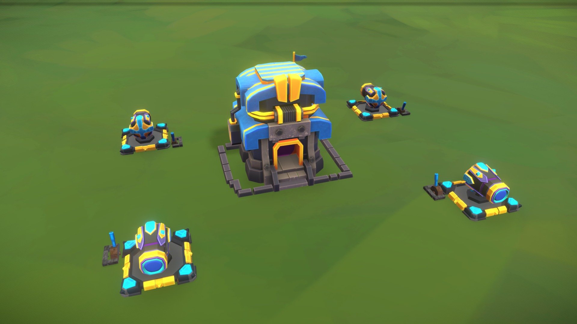 Clash of Clans Props Work - 3D model by Hazal (@hazalsarisaltik ...