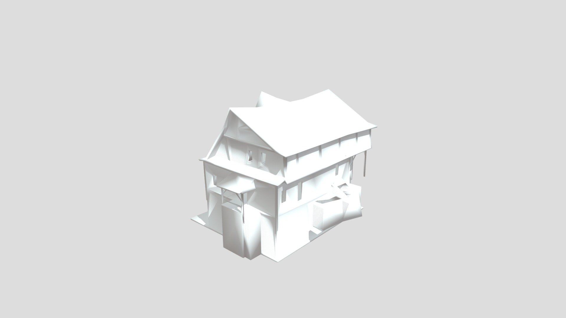 Low Poly Hello Neighbor 2 Beta House - Download Free 3D model by ...