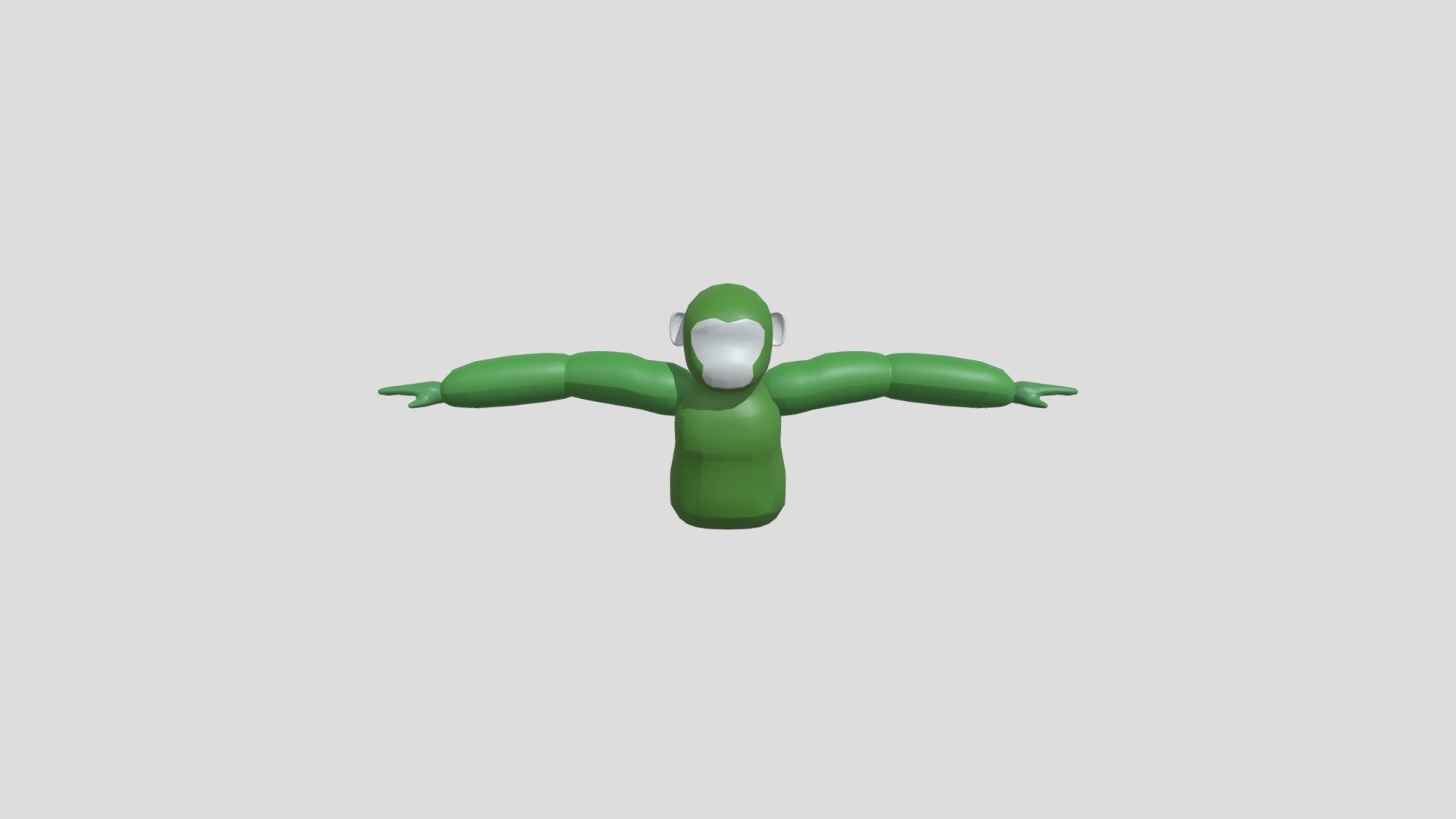 green baboon - 3D model by Br0ski [197b34b] - Sketchfab