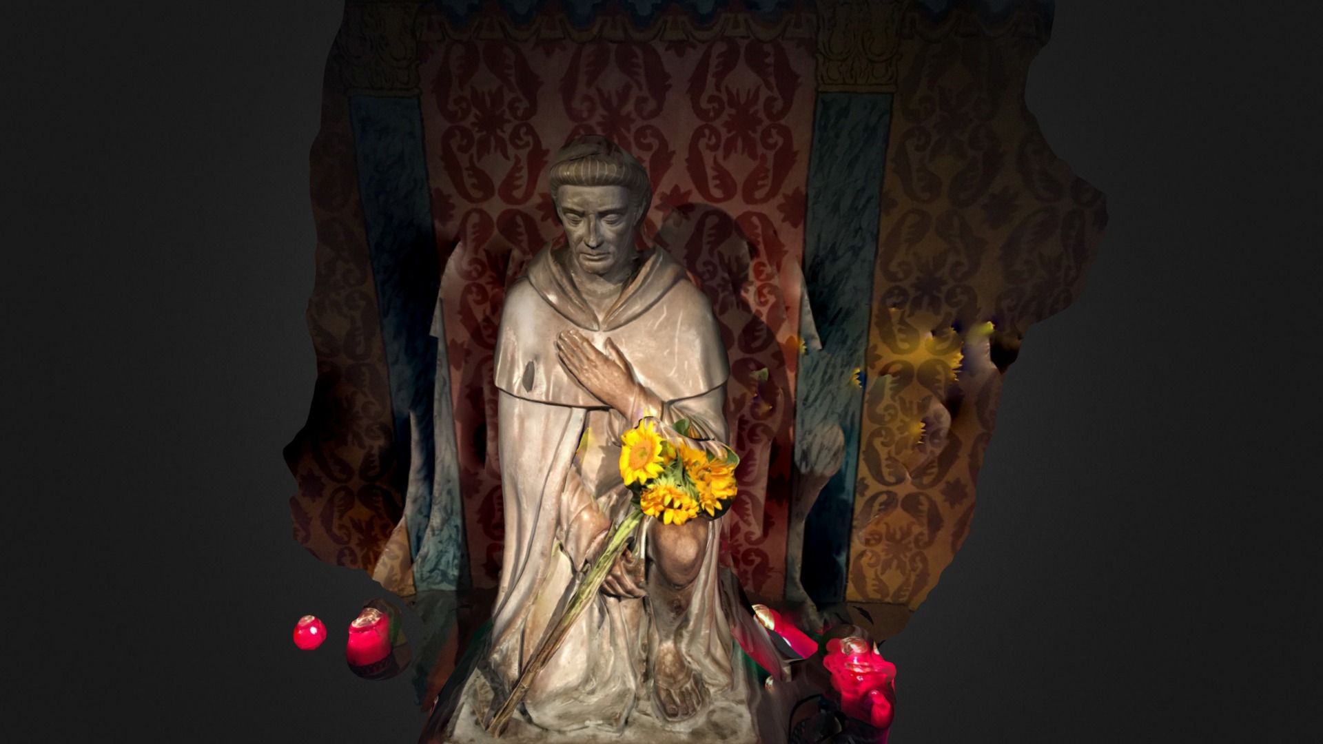 Priest Statue - 3D model by jtressle [197b373] - Sketchfab