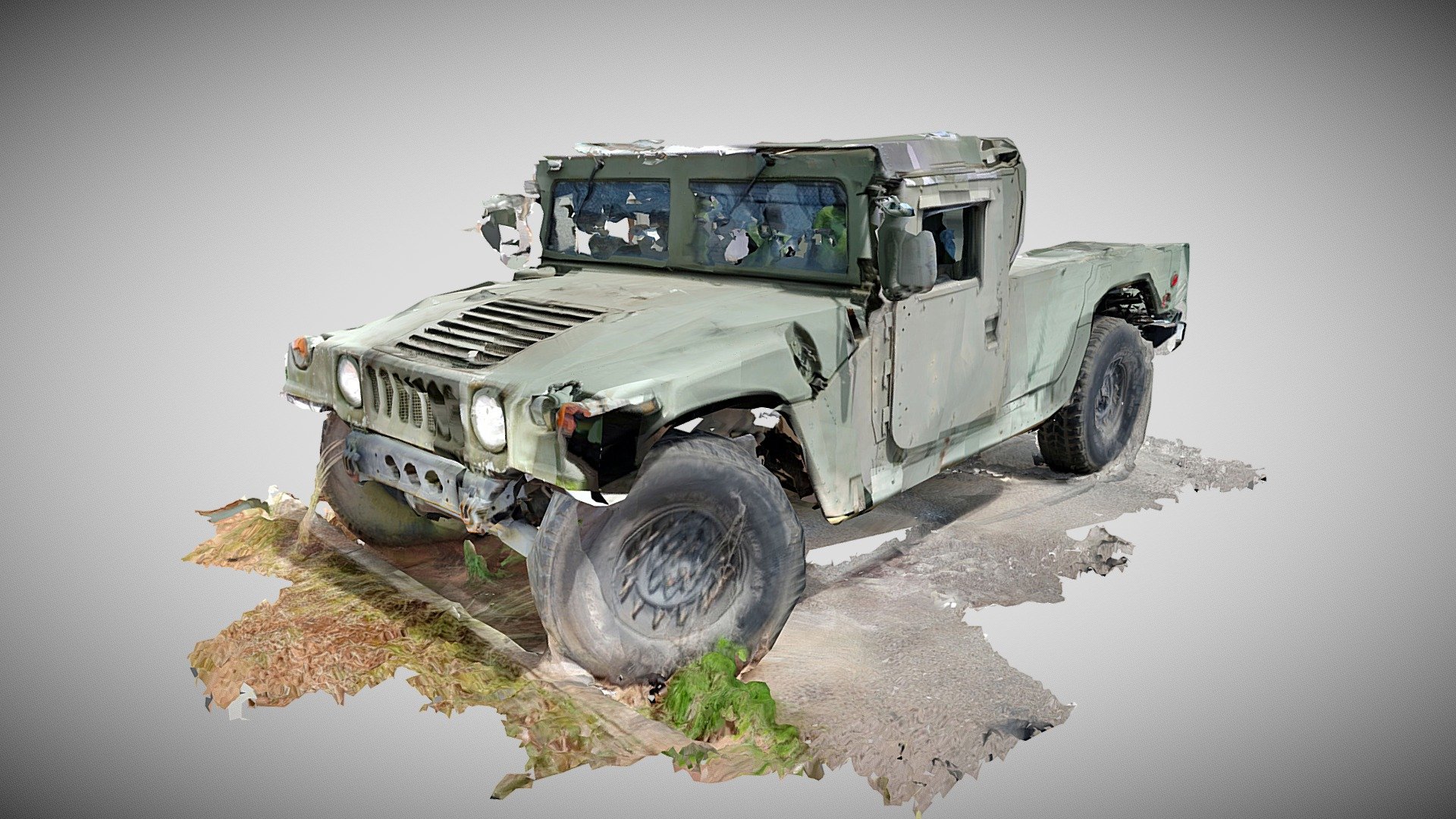 Humvee (3D Live Scanner App) - Download Free 3D model by johnnokomis [197eeca] - Sketchfab