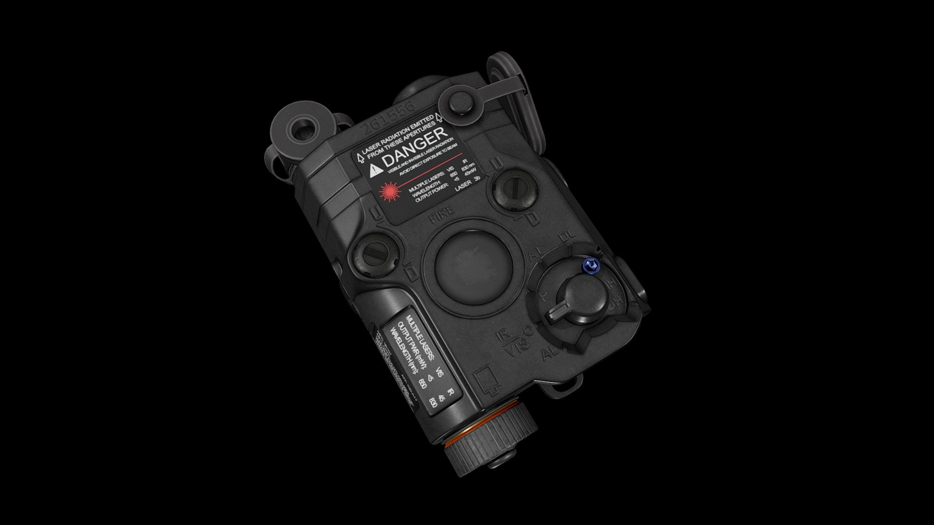 AN/PEQ-15 Laser - 3D model by Thomas Pramudya Herlambang (@thomas ...