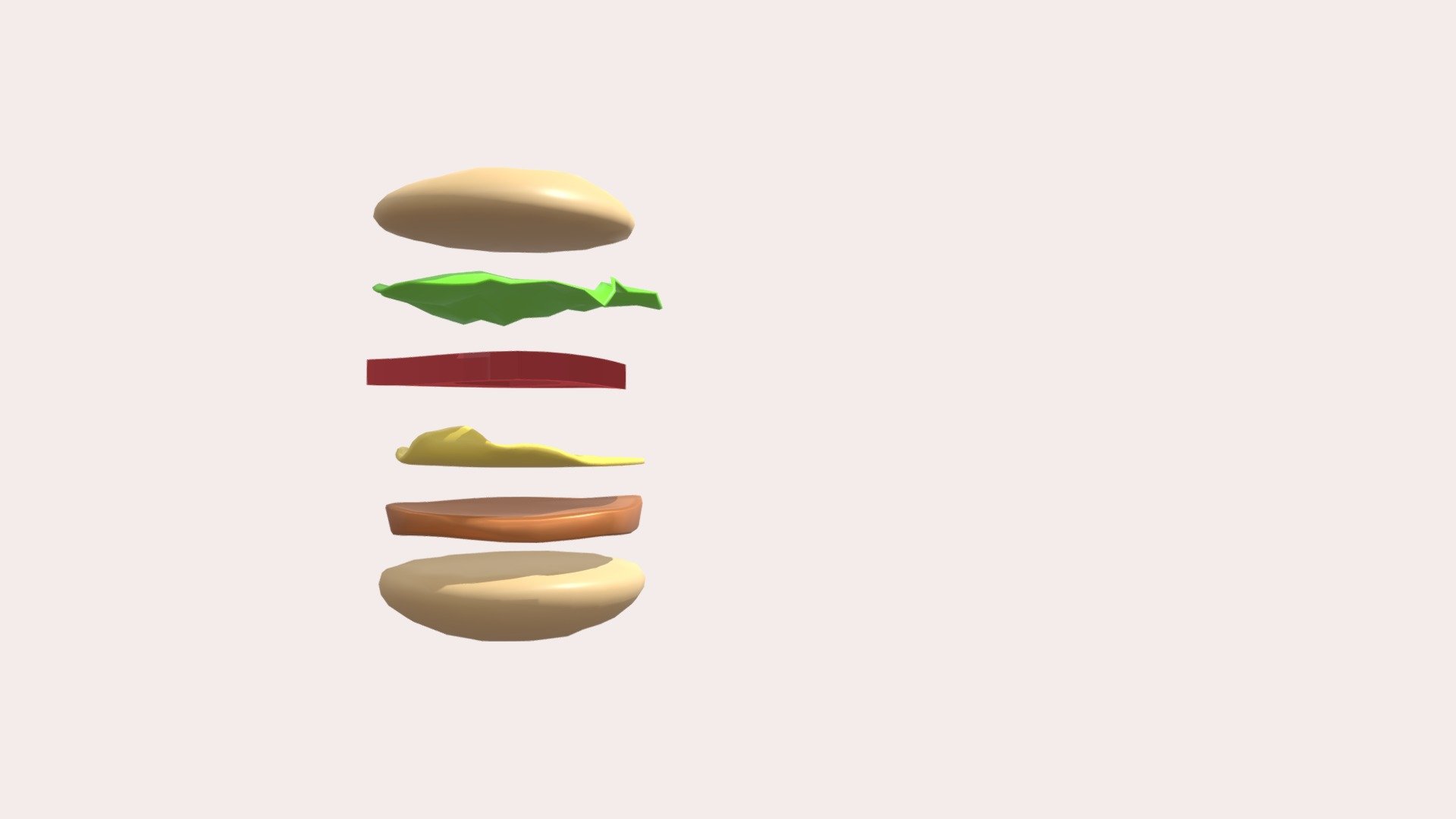 burger separate - 3D model by mandyjx [1980724] - Sketchfab