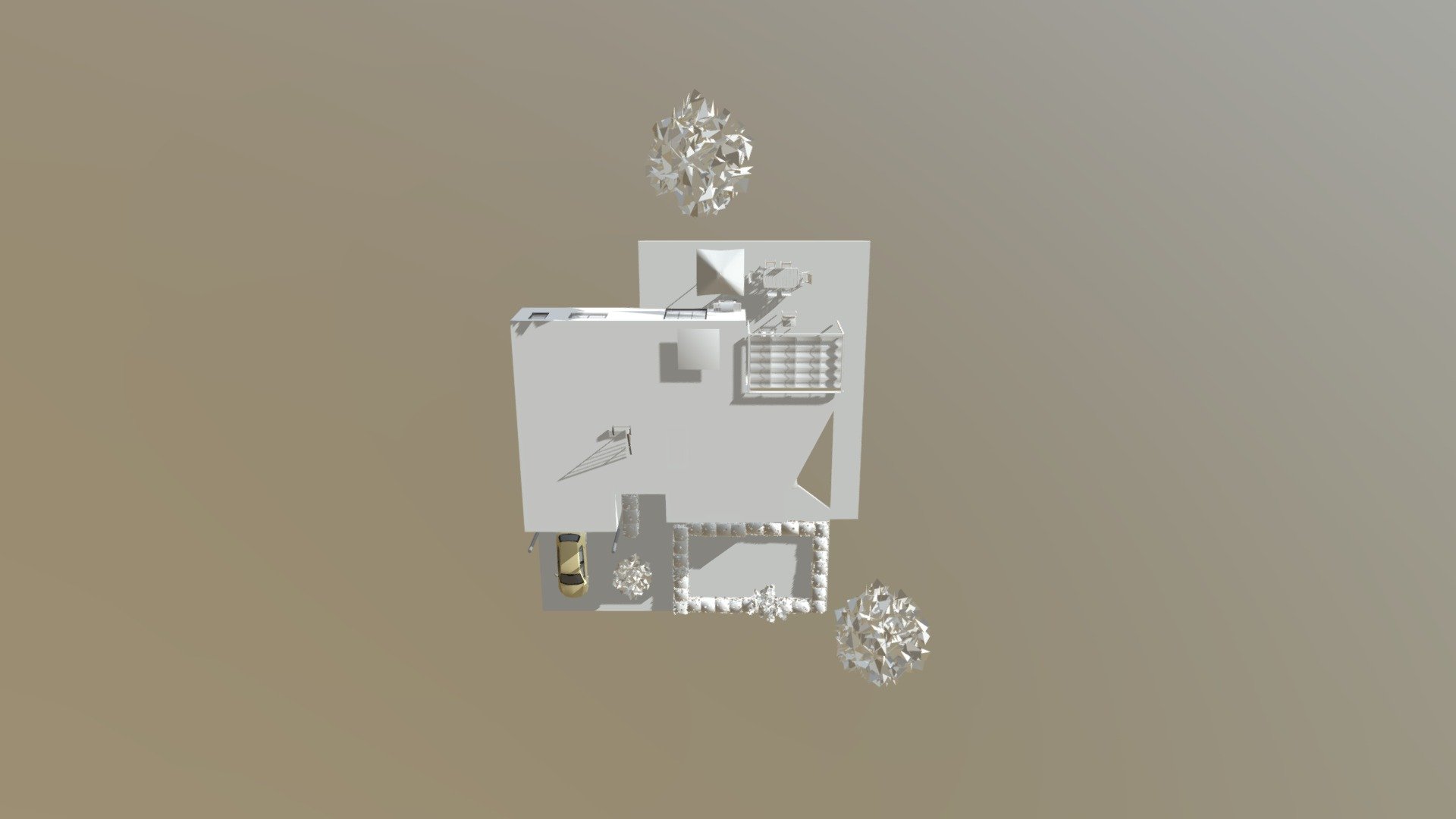 Cube house - 3D model by koafranck [19822de] - Sketchfab