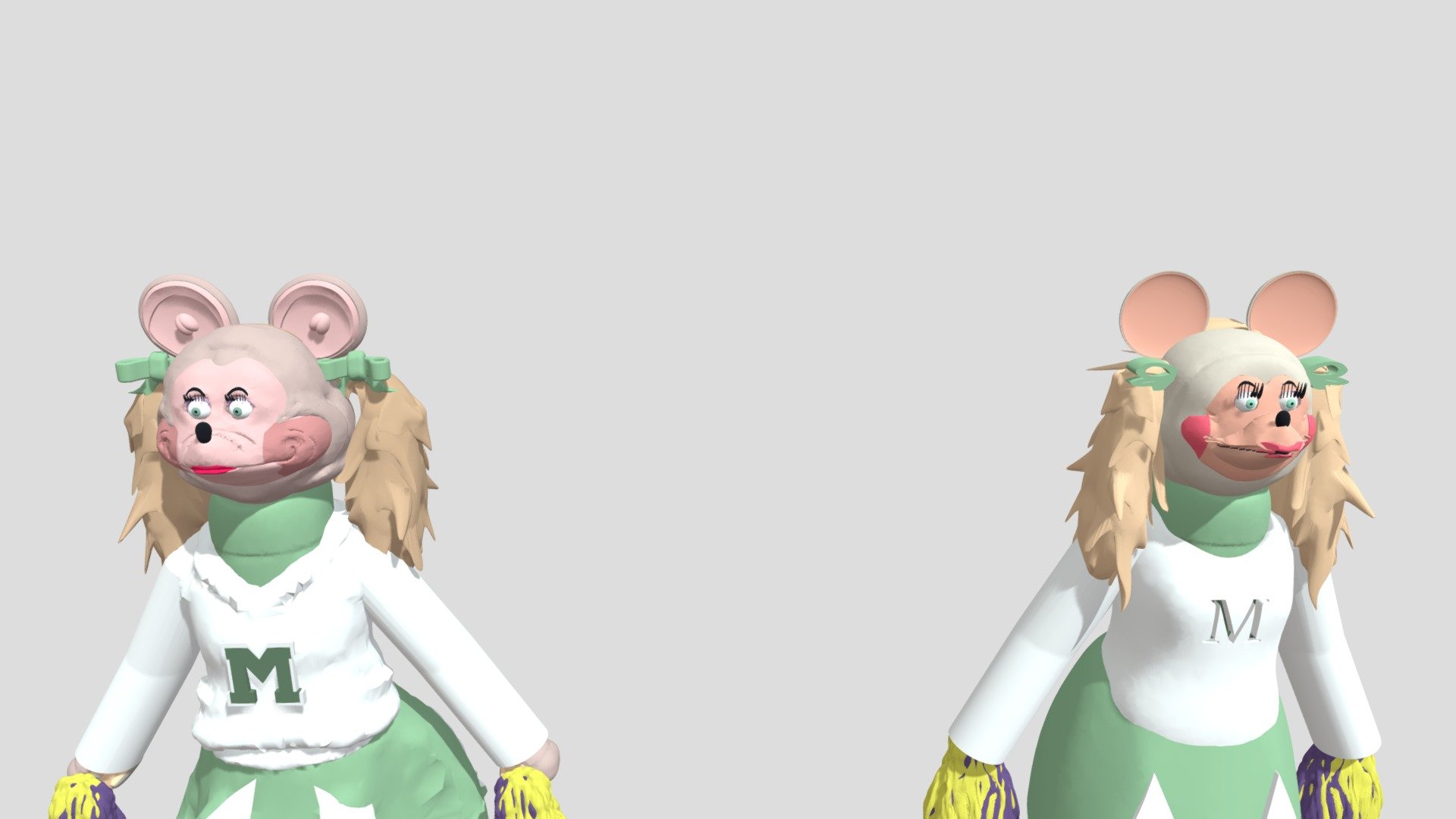Old Vs New Model Jacksonville Fl Mitzi - 3D model by GemmyIsGood2025 ...