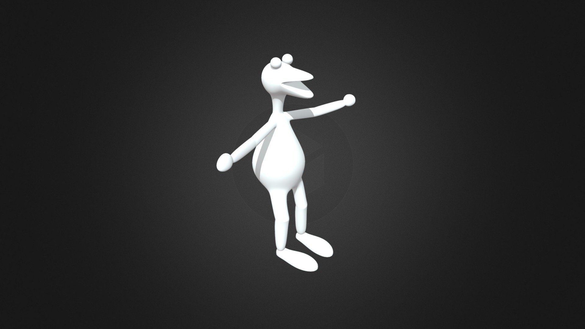 Low Poly Duck abstract character - Download Free 3D model by Lonit ...