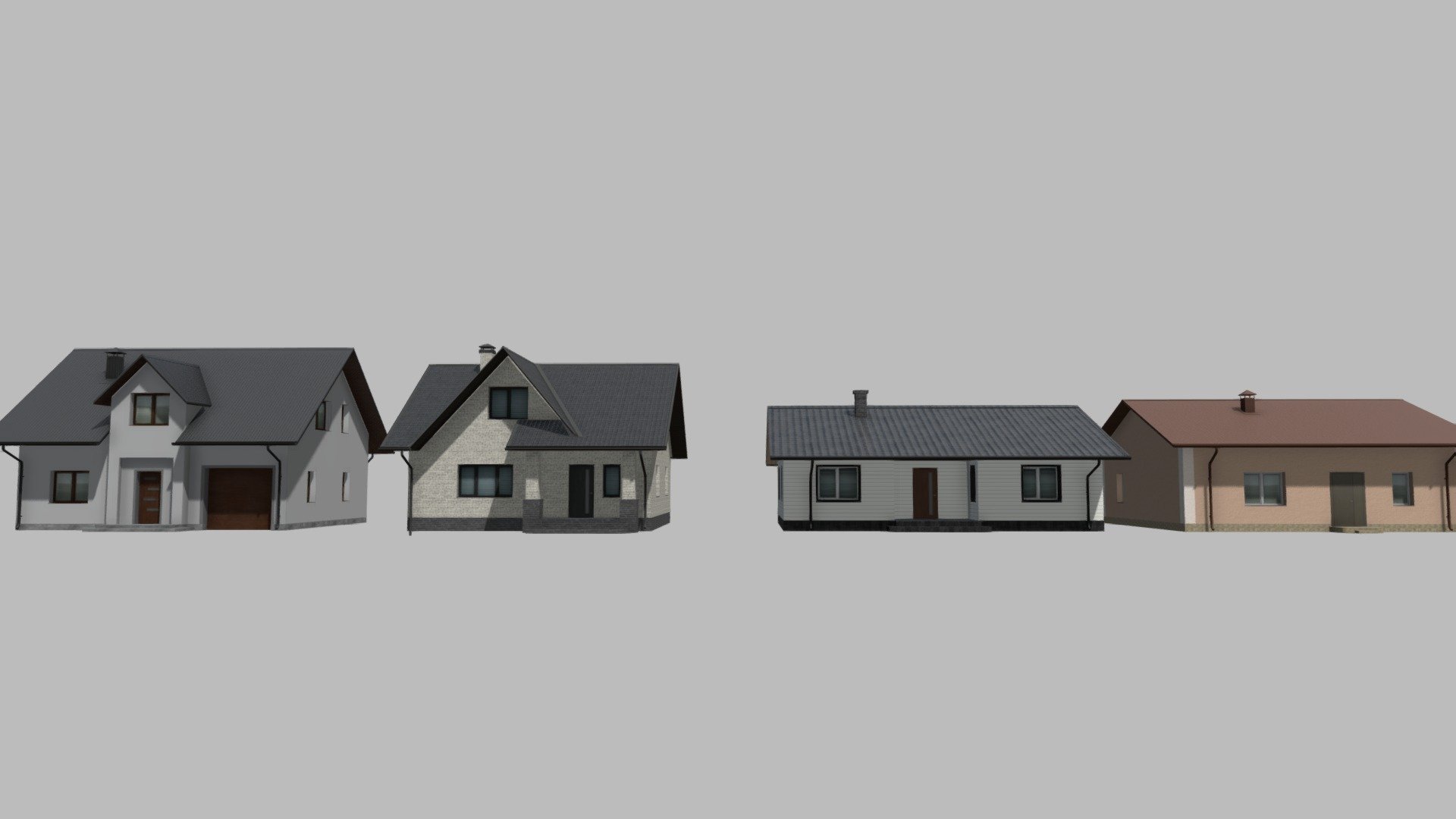 House Pack - Game Ready - 3D model by Maksym (@max7ioy7) [198389a ...