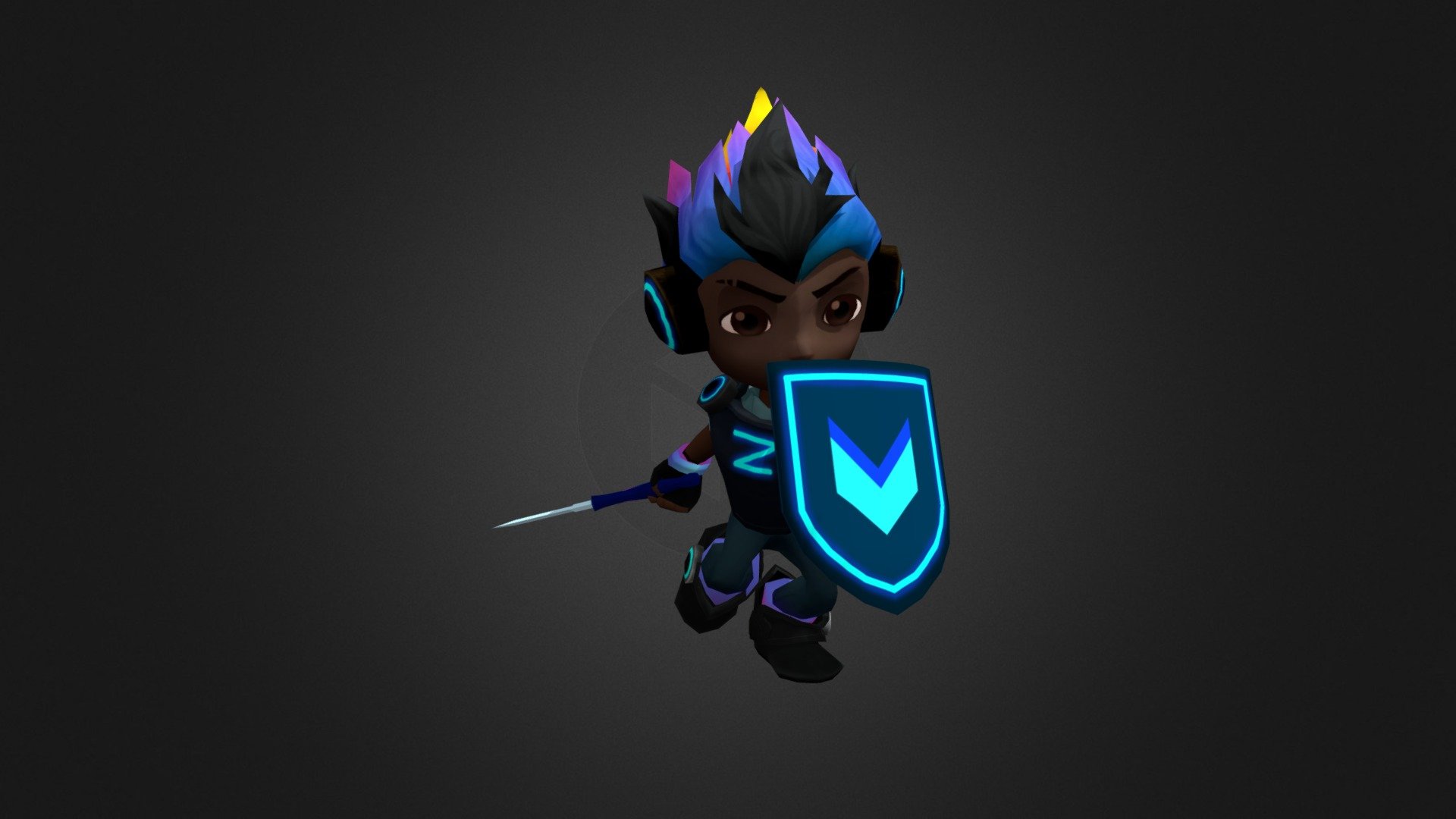Hero Boy animated character - Buy Royalty Free 3D model by ...