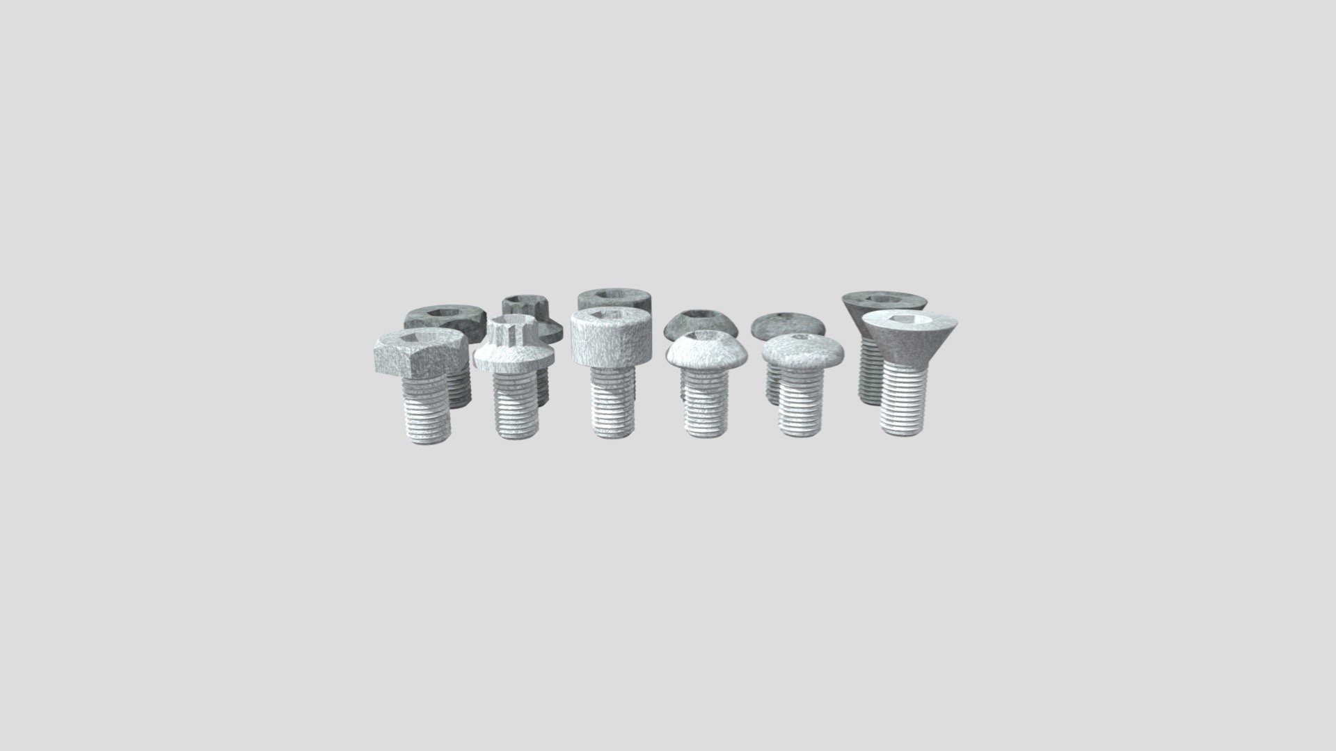 screw with allen - Download Free 3D model by Blender-Expert [1985791 ...