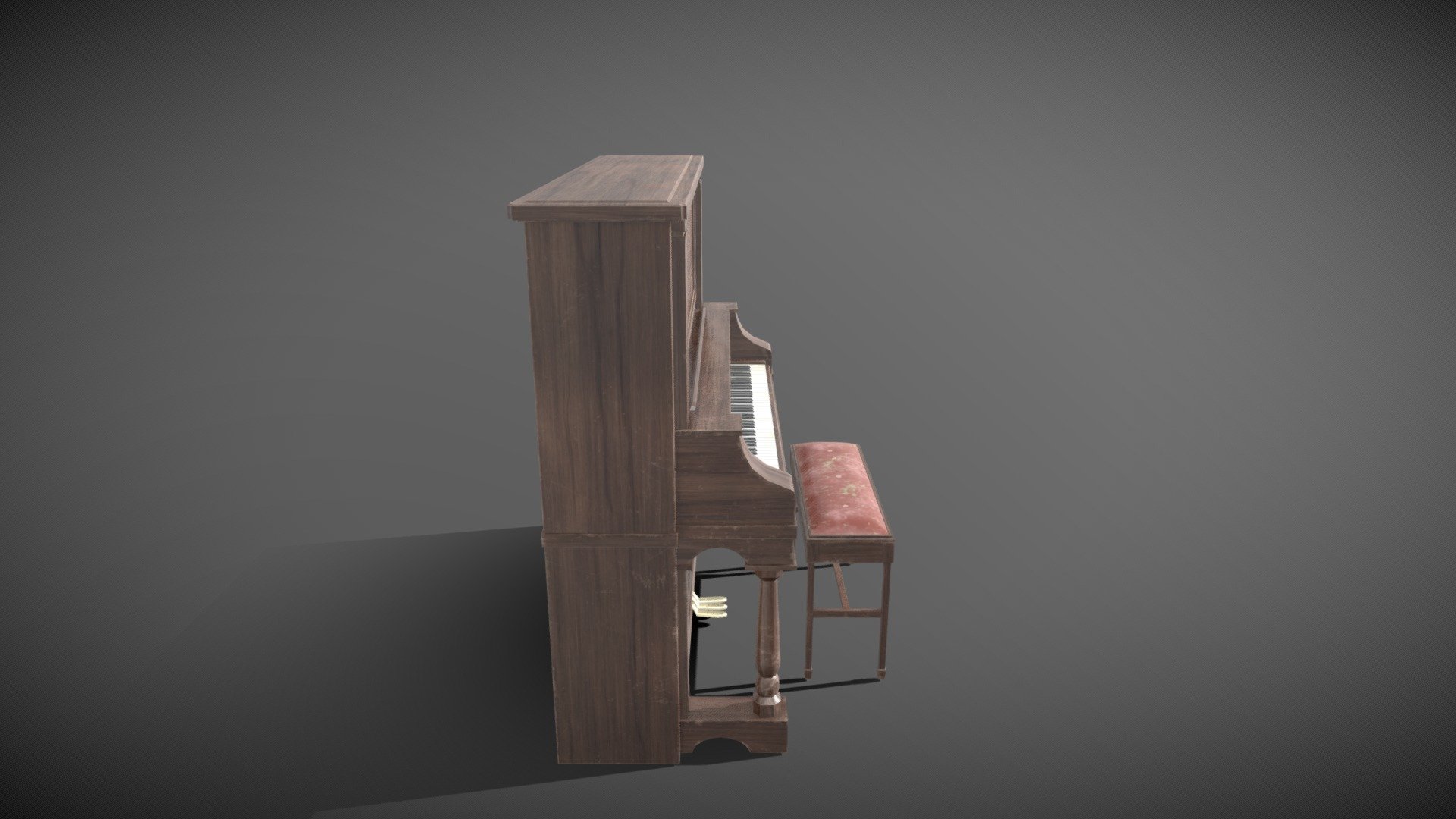 Standing Saloon Piano - 3D model by Alex Weber (@weberpalex) [198b821 ...