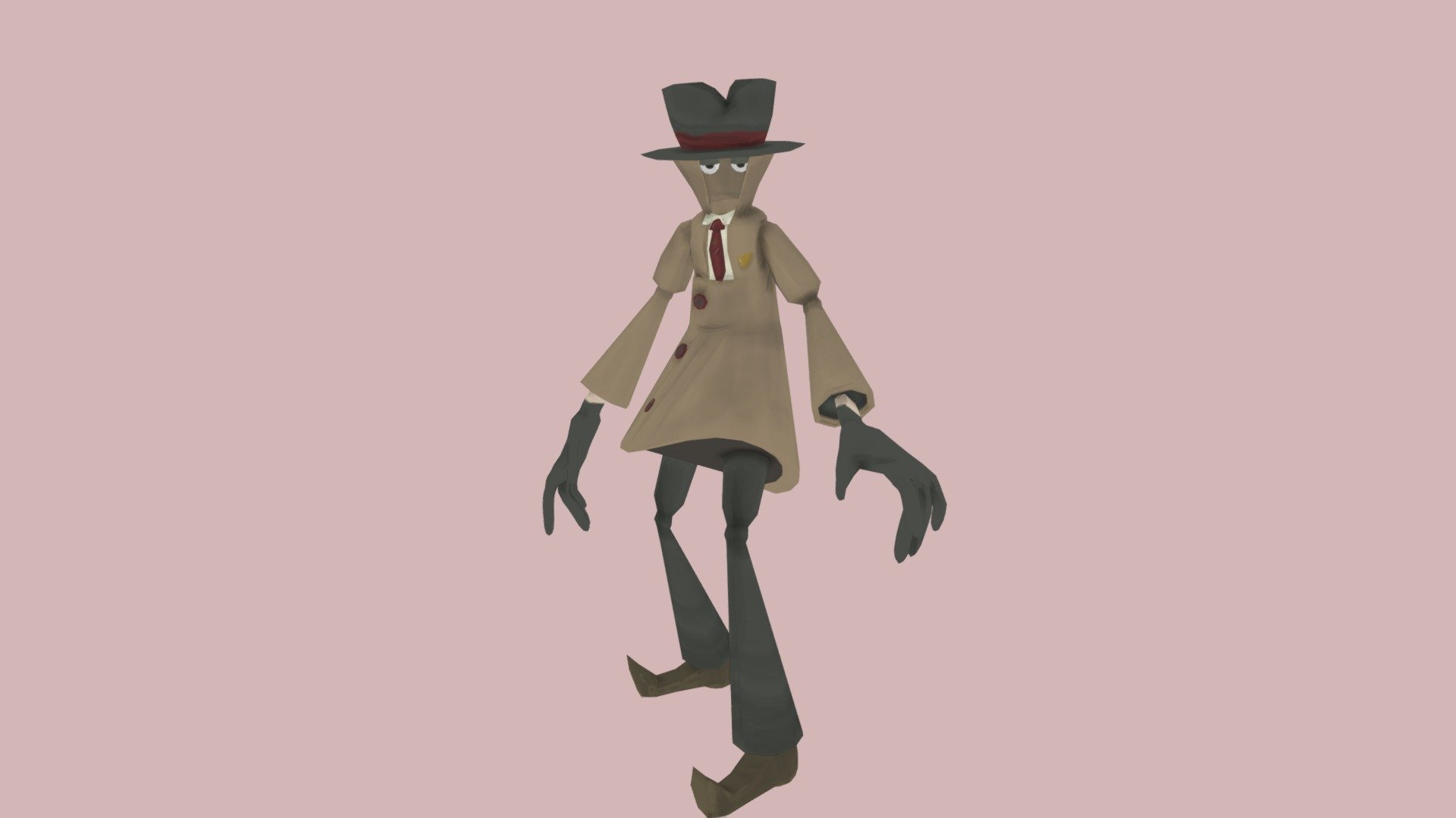 Secret Police - Stylized Low-Poly - 3D model by JonathonTrewin [198b932 ...