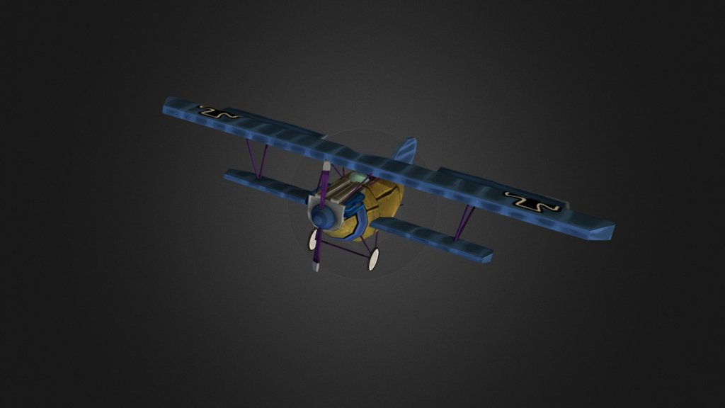 3D Stylized plane - 3D model by Thomas Ameye (@ThomasAmeye) [198bc2c ...