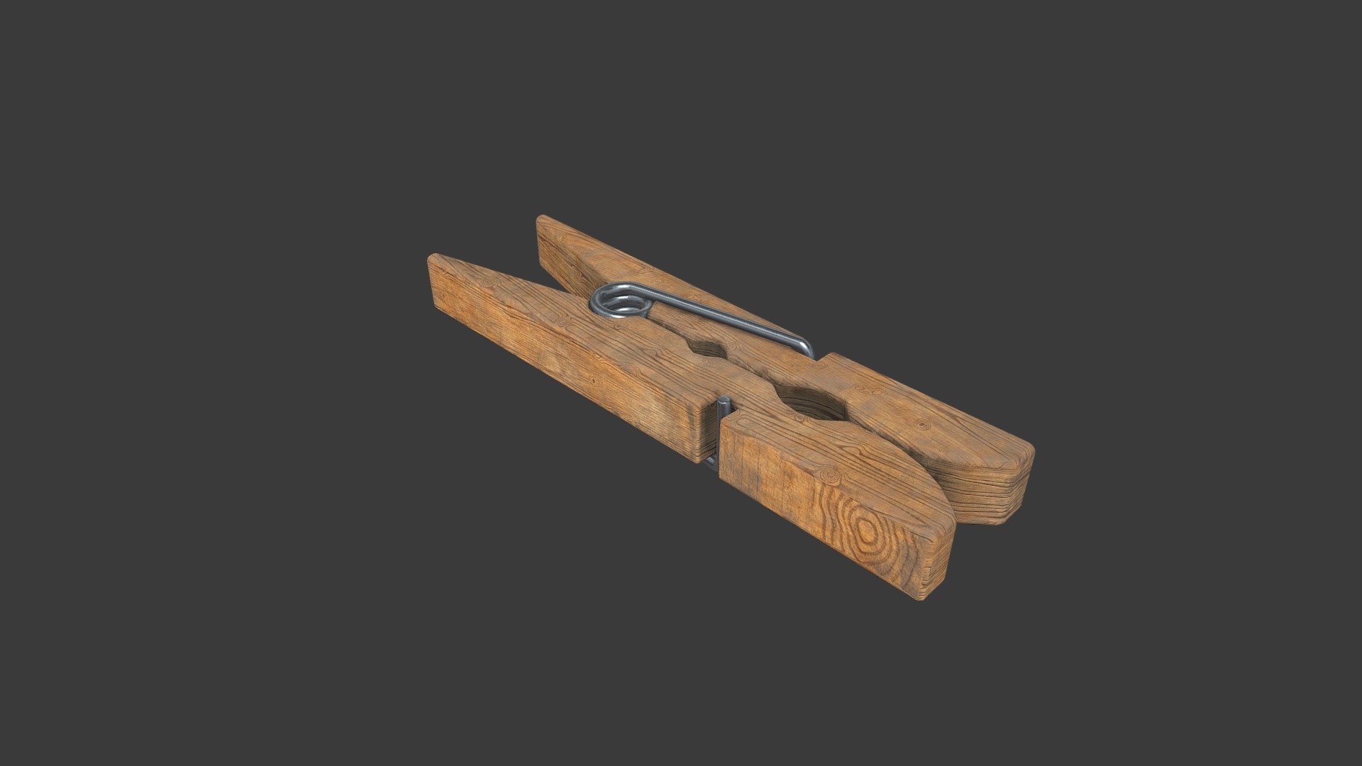 Clothes pin - 3D model by Deaver [198d564] - Sketchfab
