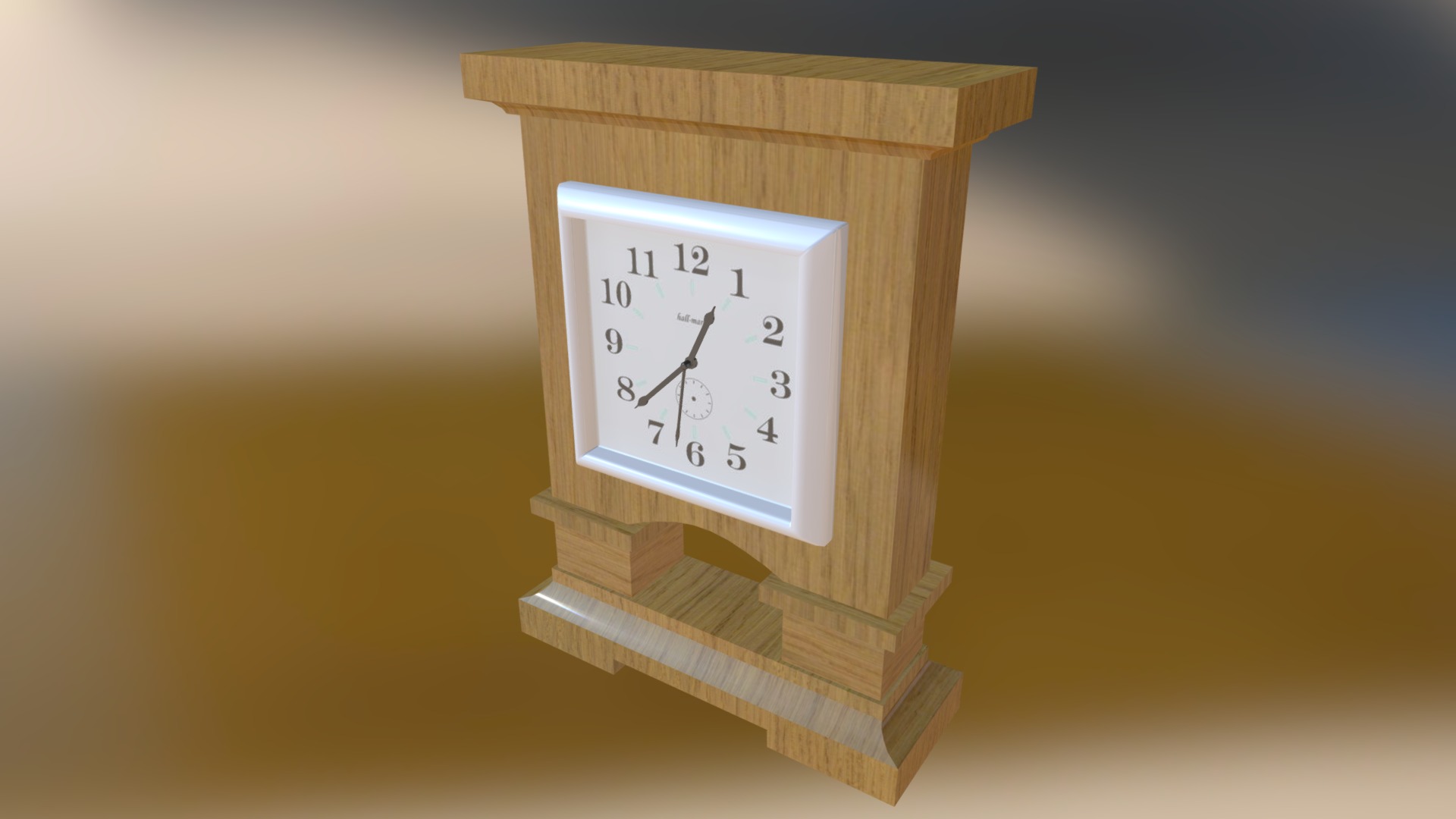 Clock - 3D model by Faiz Hamzi (@faizhamzi) [198f065] - Sketchfab