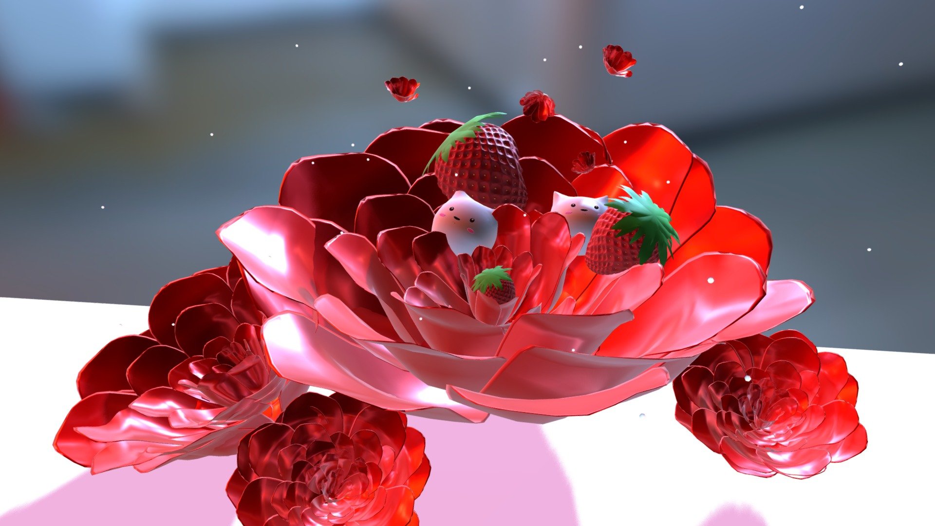 Flower - 3D model by Ker [198fc07] - Sketchfab