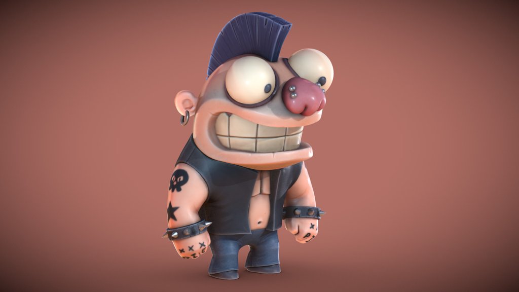Punk Cartoons - A 3D model collection by BJ58 - Sketchfab