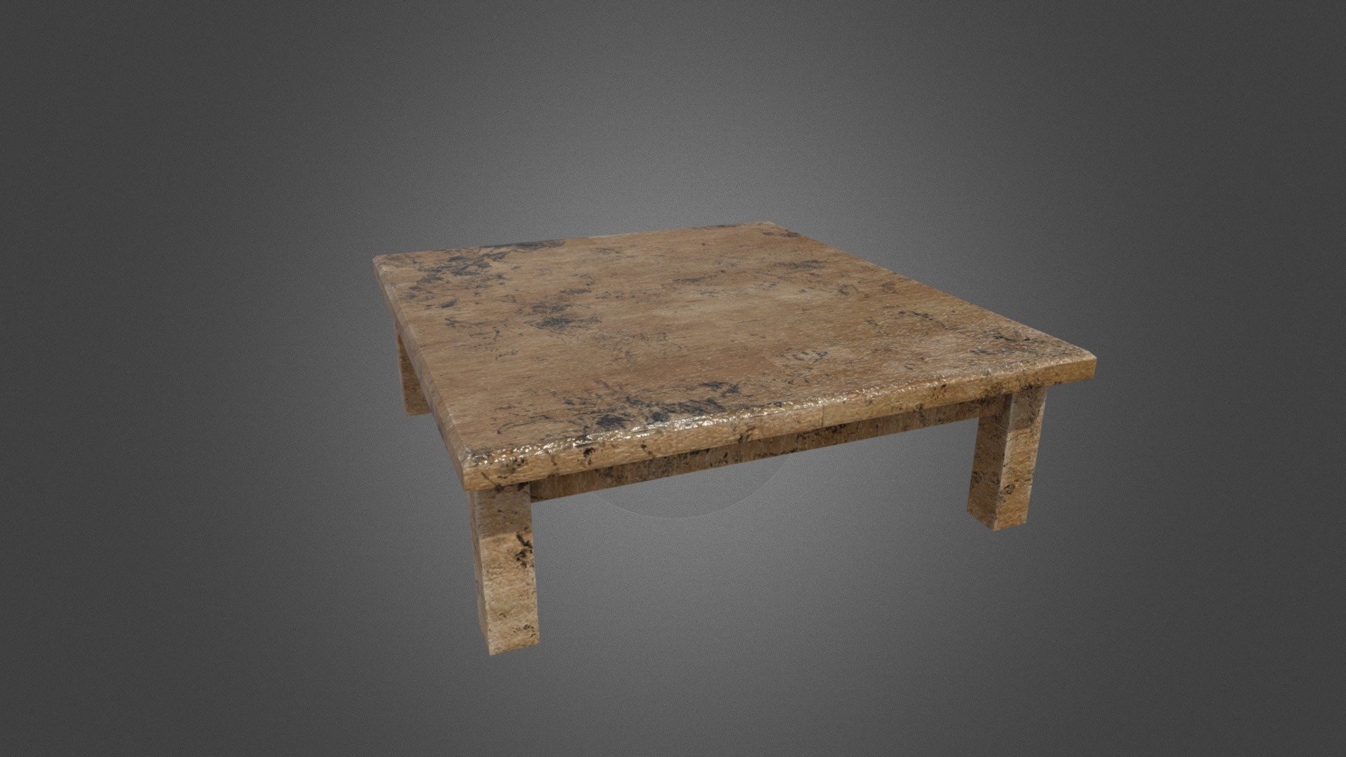 Compact Short Table - 3D Model - Download Free 3D model by extrin6 3D ...