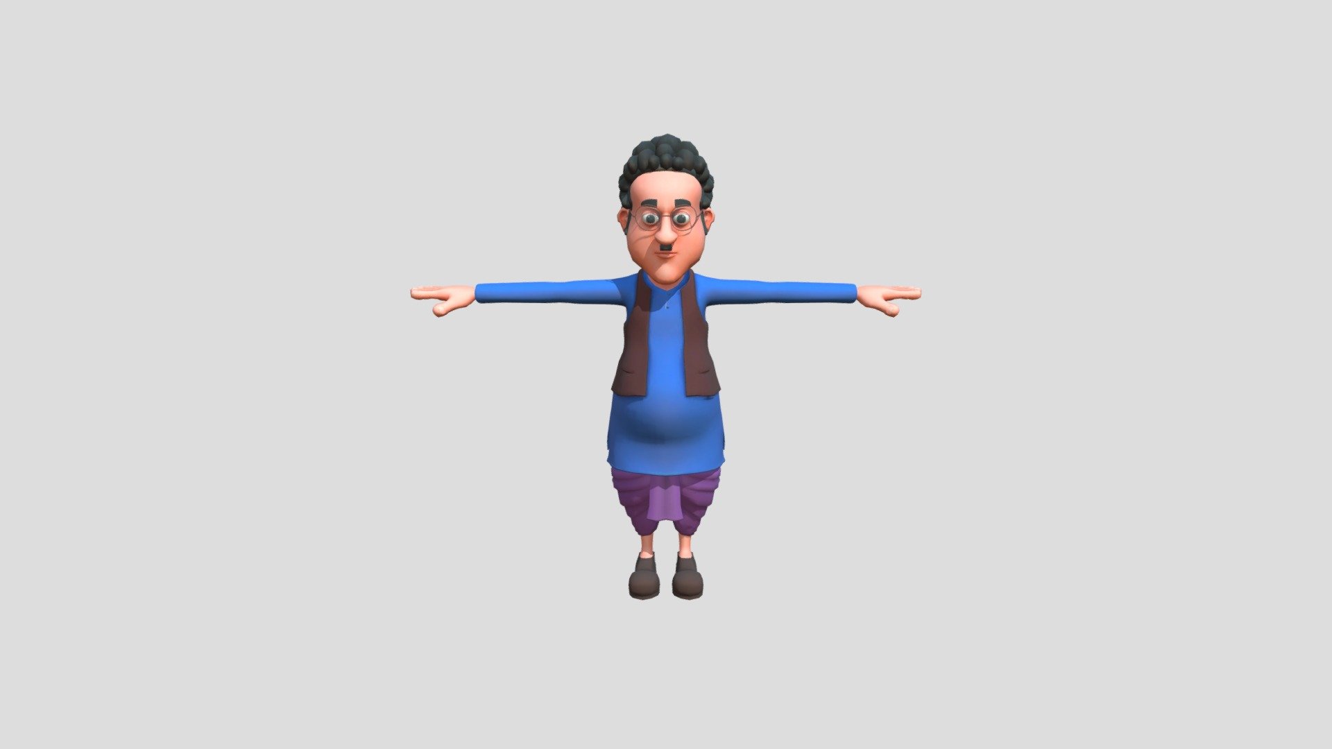 Ghasitaram (Motu Patlu) - Download Free 3D model by asharbukhari ...